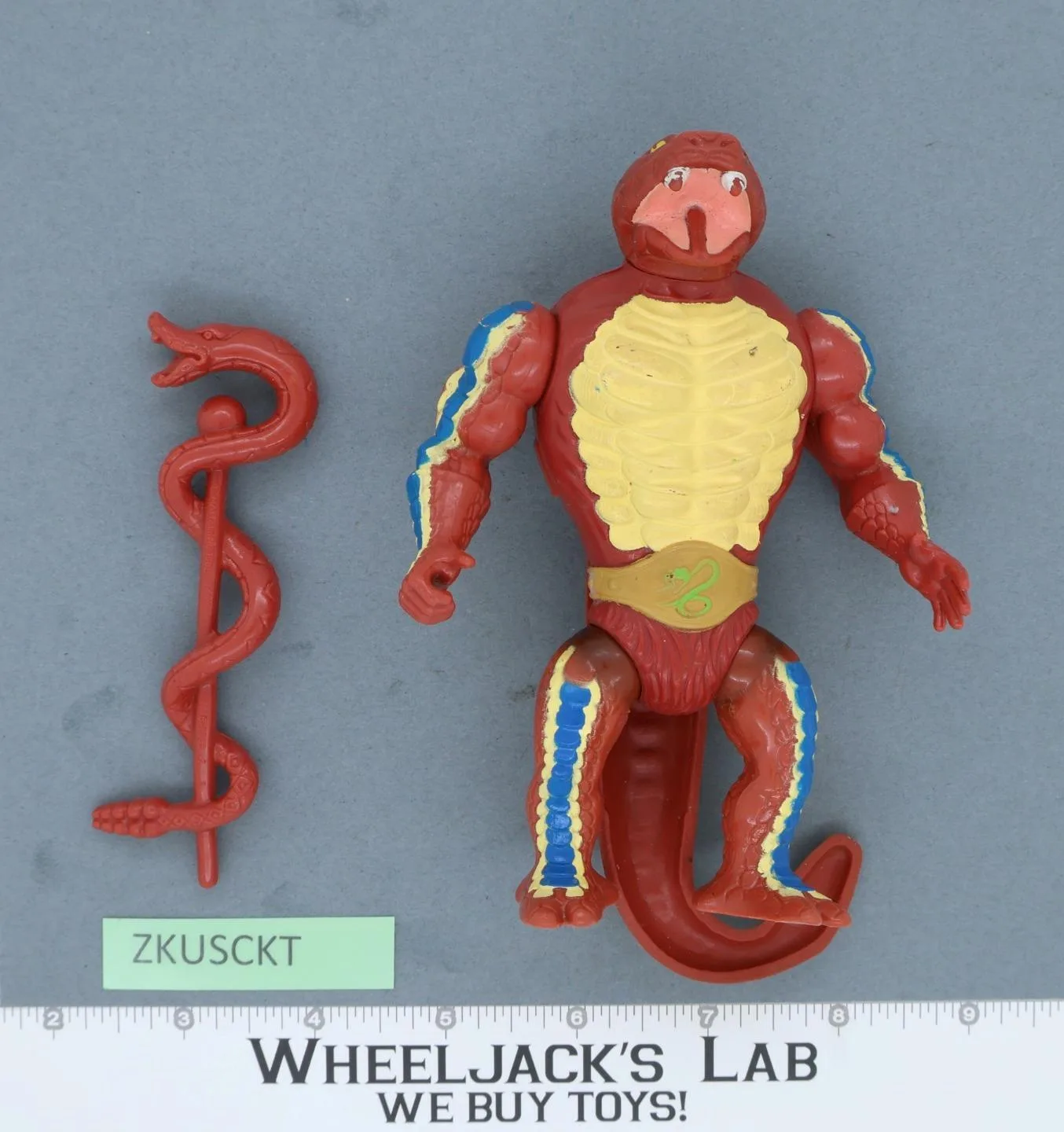 Rattlor 100% Complete He-Man Masters of the Universe MOTU 1986 Mattel ...