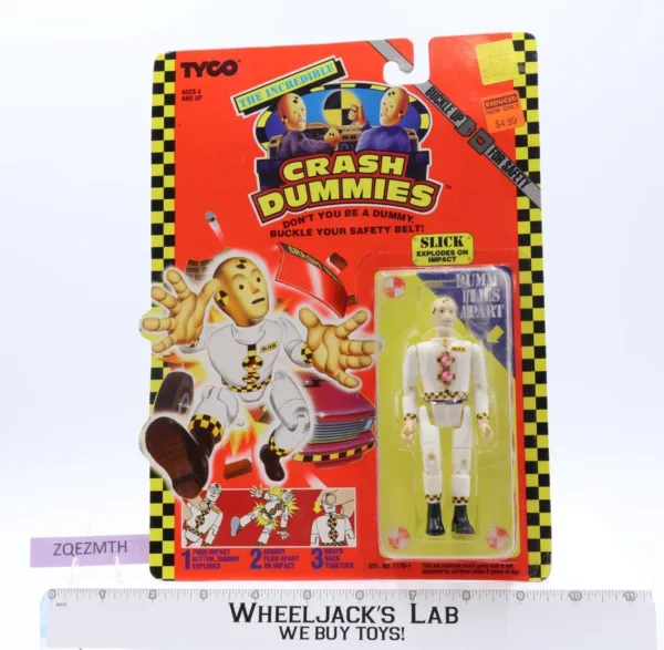 Slick The Incredible Crash Dummies 1991 Tyco Action Figure NEW MOSC ... Slick The Incredible Crash Dummies 1991 Tyco Action Figure NEW MOSC ...