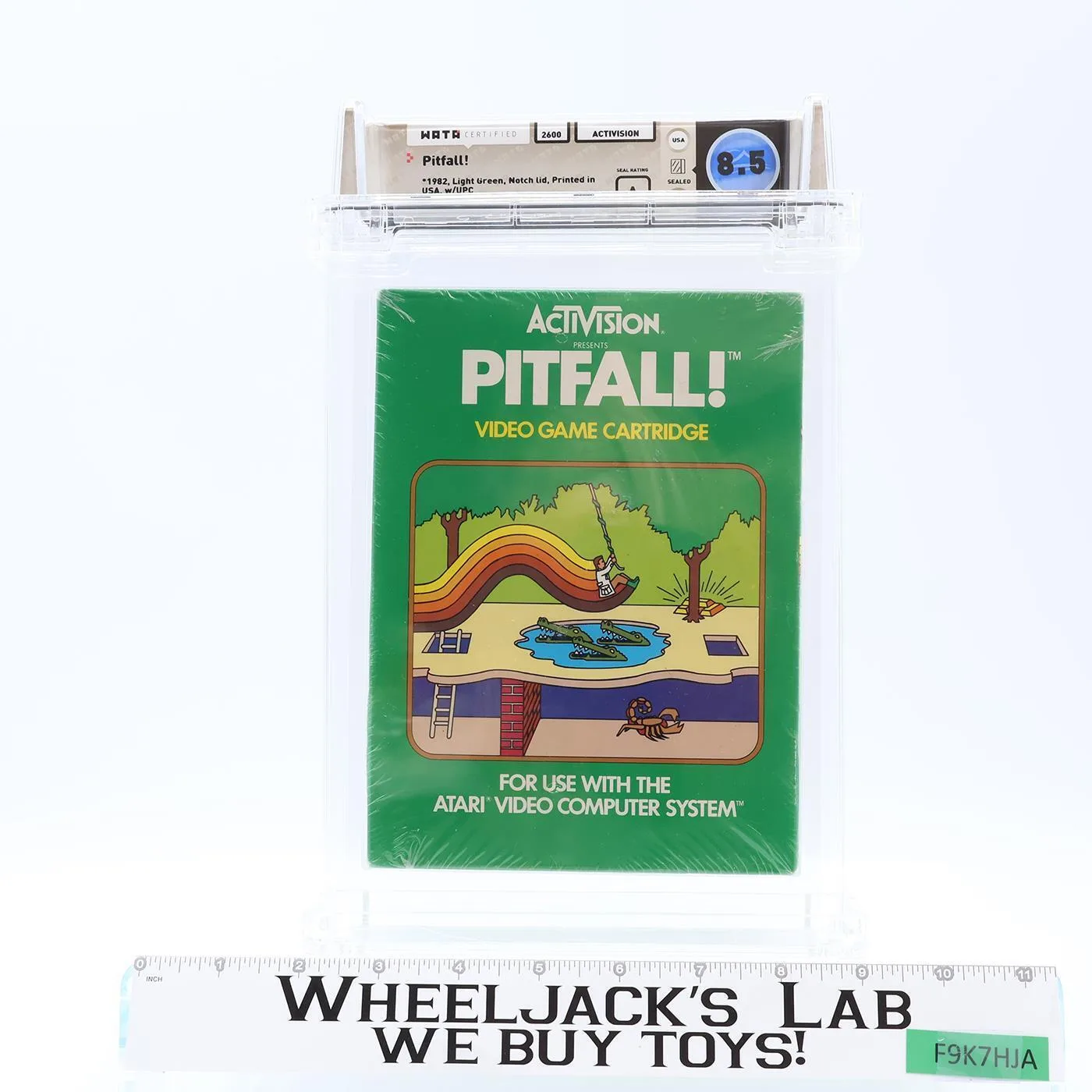 Pitfall! WATA GRADED 8.5 Atari Activision 1982 A Seal Rating NEW SEALED ...