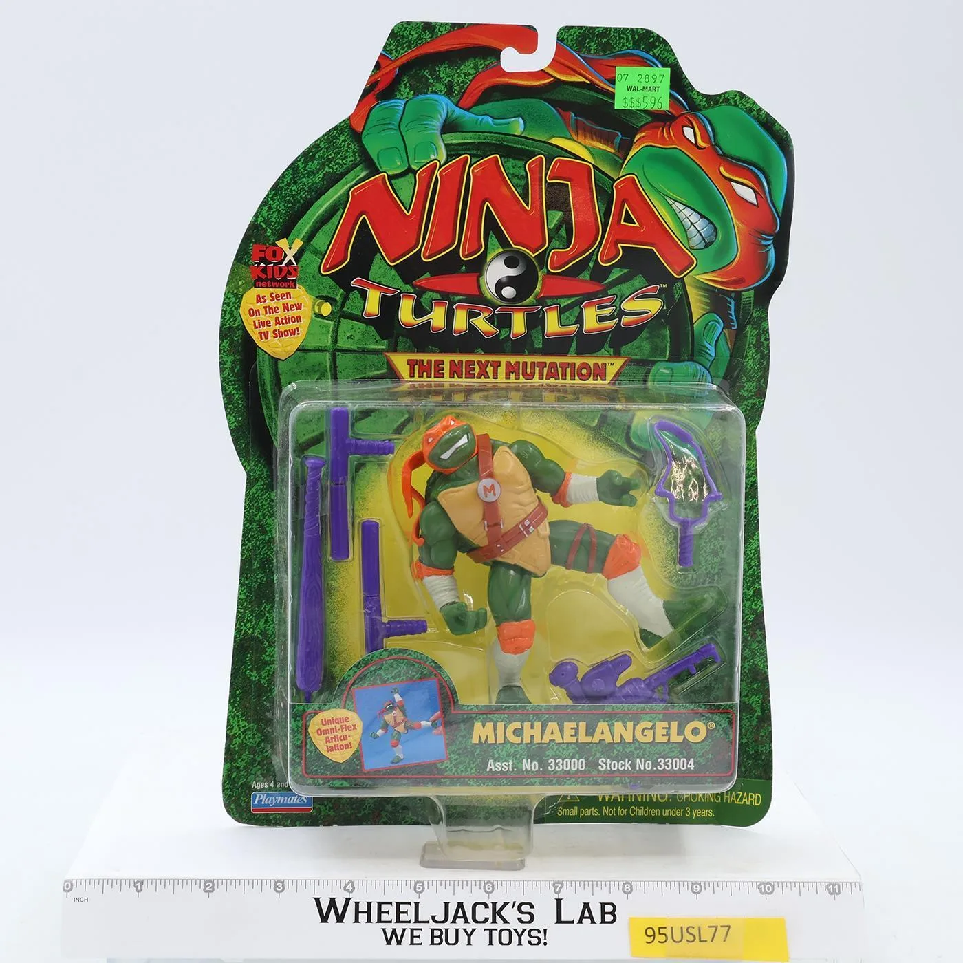 Michelangelo Teenage Mutant Ninja Turtles TMNT Next Mutation Playmates ...