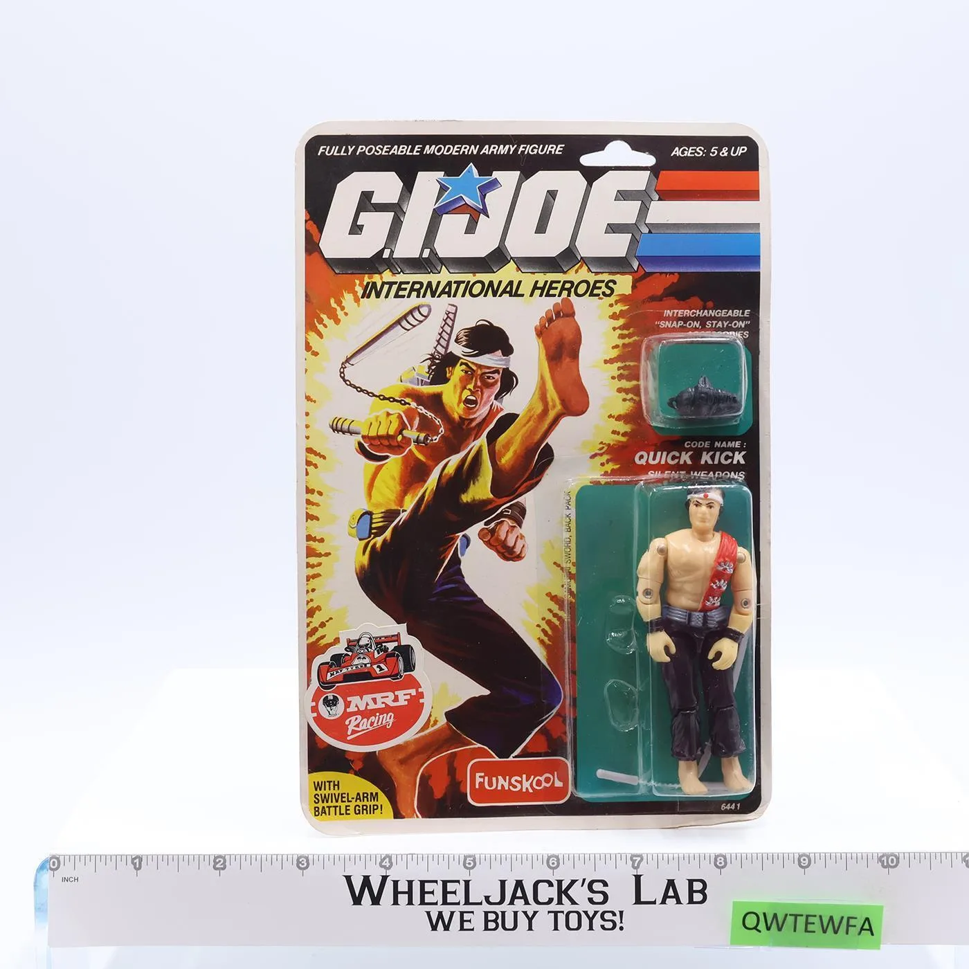 Quick Kick GI Joe International Heroes 1993 Funskool Figure NEW MOSC ...