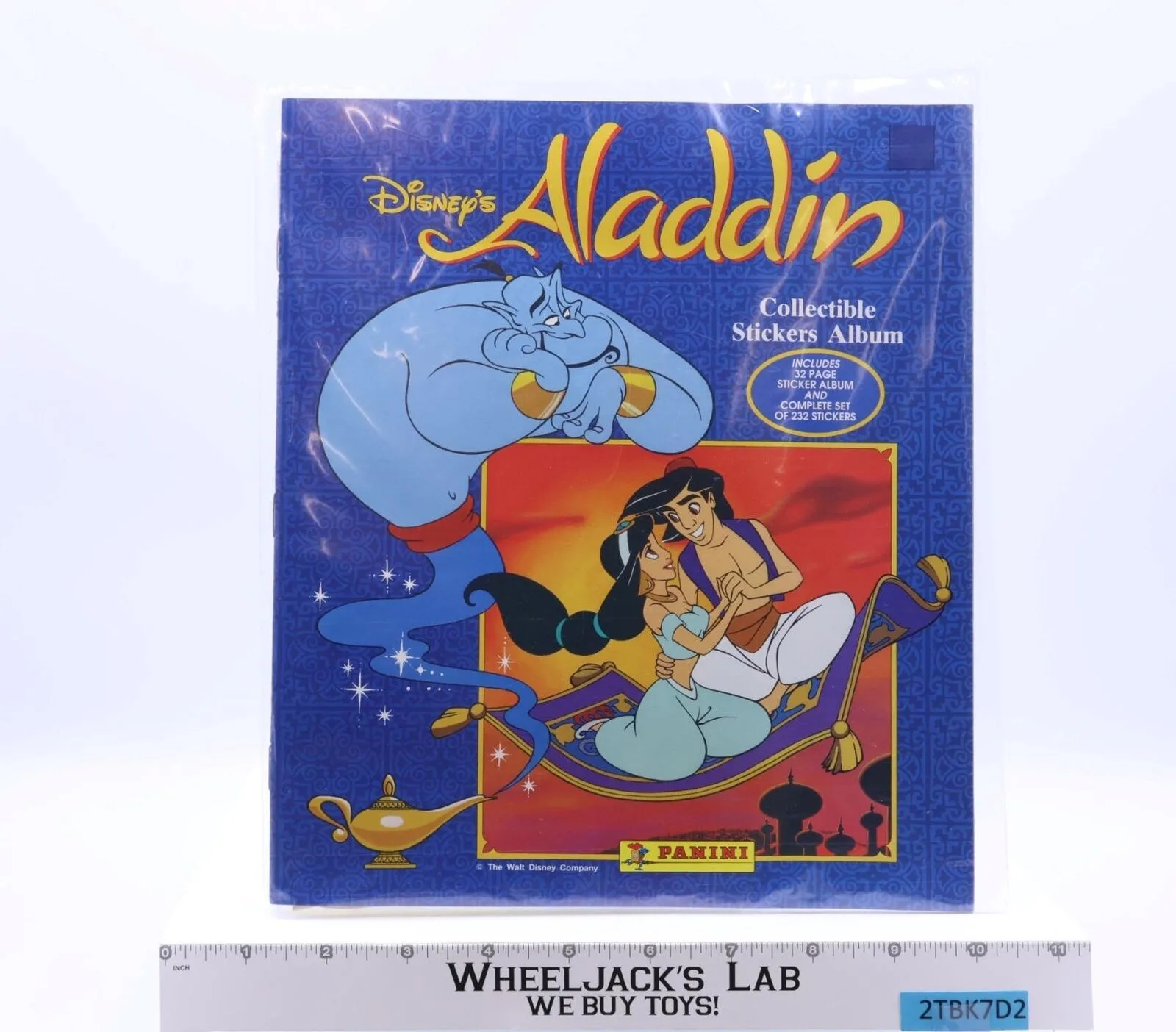 Aladdin Collectible Stickers Album 1994 Panini Disney Store NEW SEALED ...