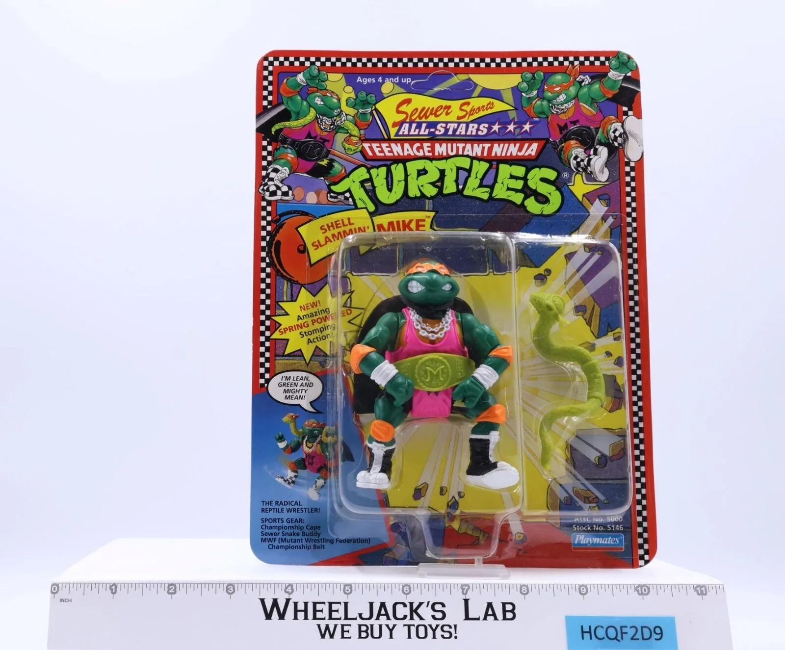 Shell Slammin' Mike Teenage Mutant Ninja Turtles TMNT 1991 Playmates ...
