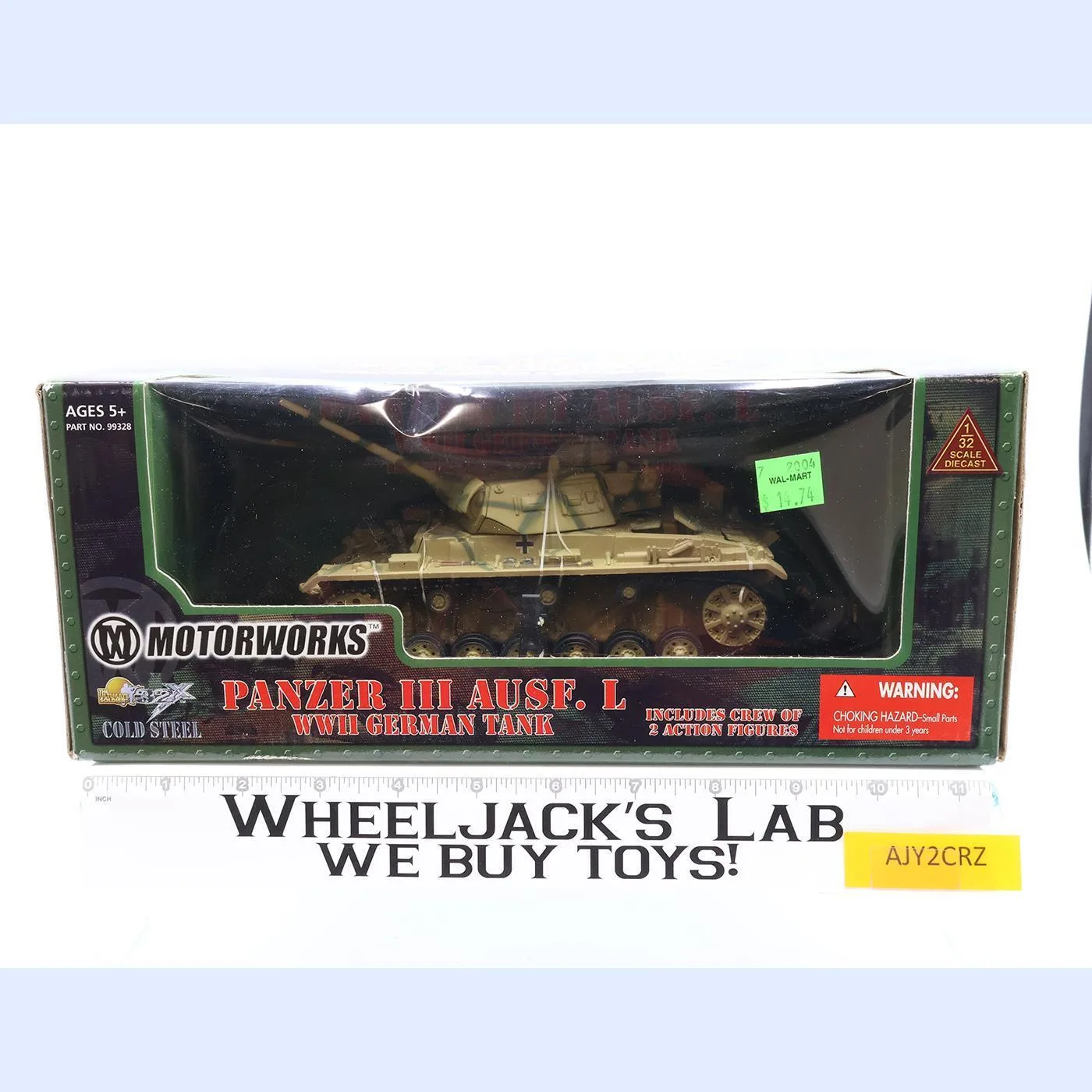Panzer III AUSF. L Die-Cast WWII German Tank Ultimate Soldier NEW SEALED - Wheeljack's Lab