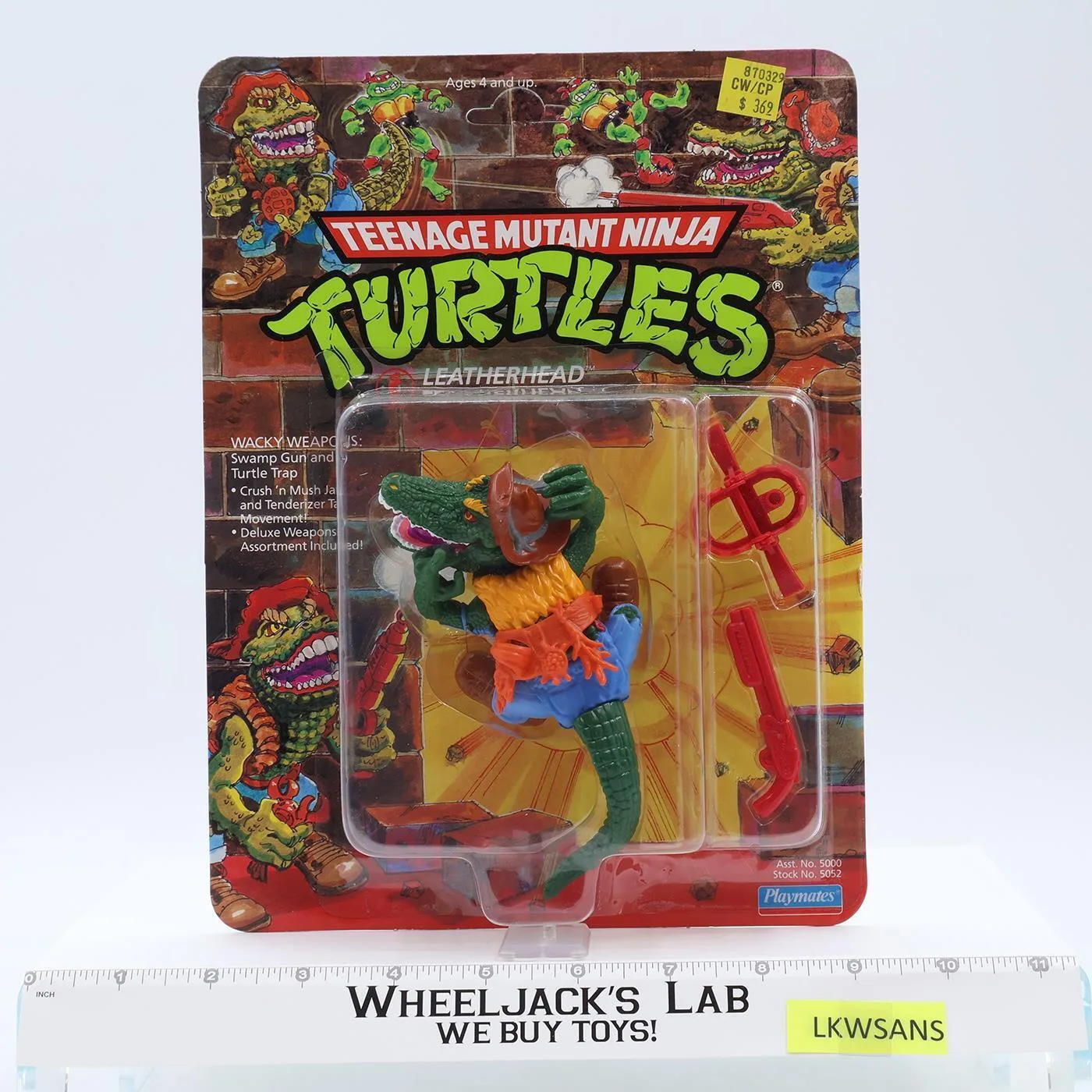 Leatherhead Teenage Mutant Ninja Turtles TMNT 1989 Playmates NEW MOSC ...