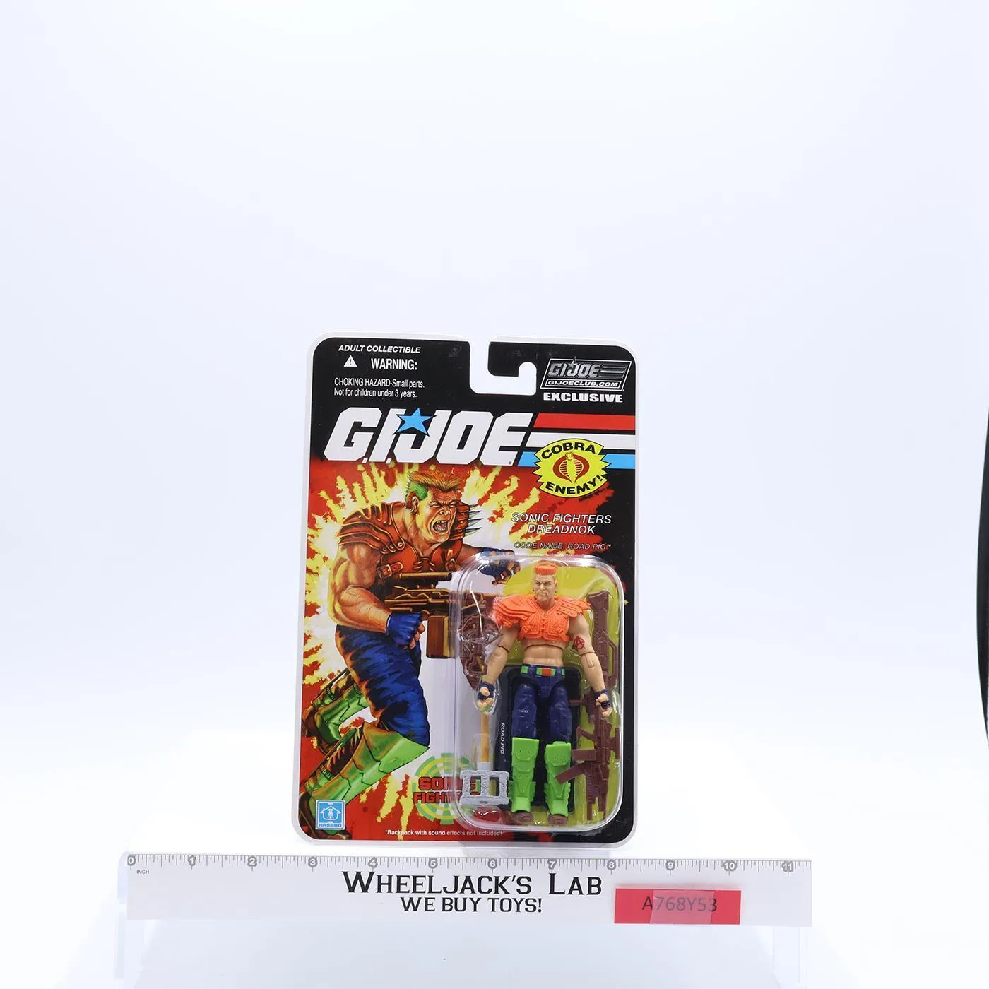 Road Pig Sonic Fighters Dreadnok 2018 G.I. Joe Club Exclusive Hasbro ...