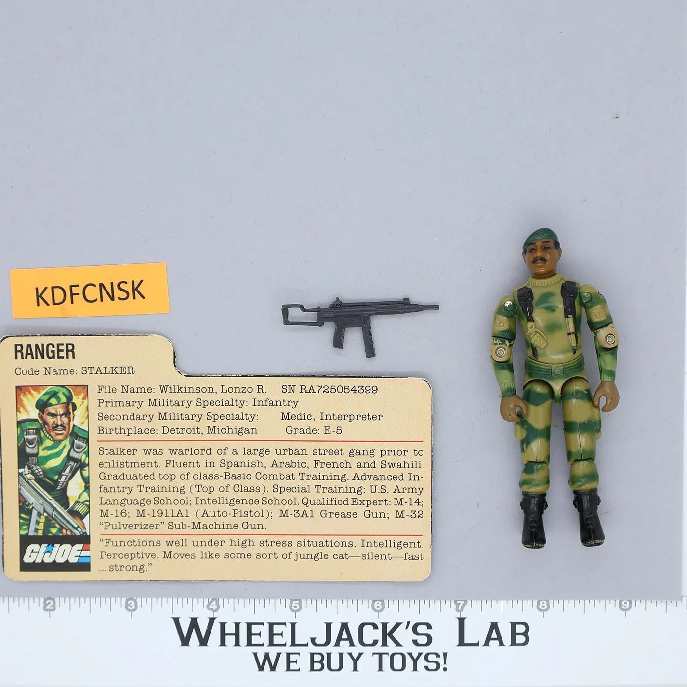 Stalker V1.5 Swivel Arm 100% Complete G.I. Joe 1983 Hasbro Vintage ...