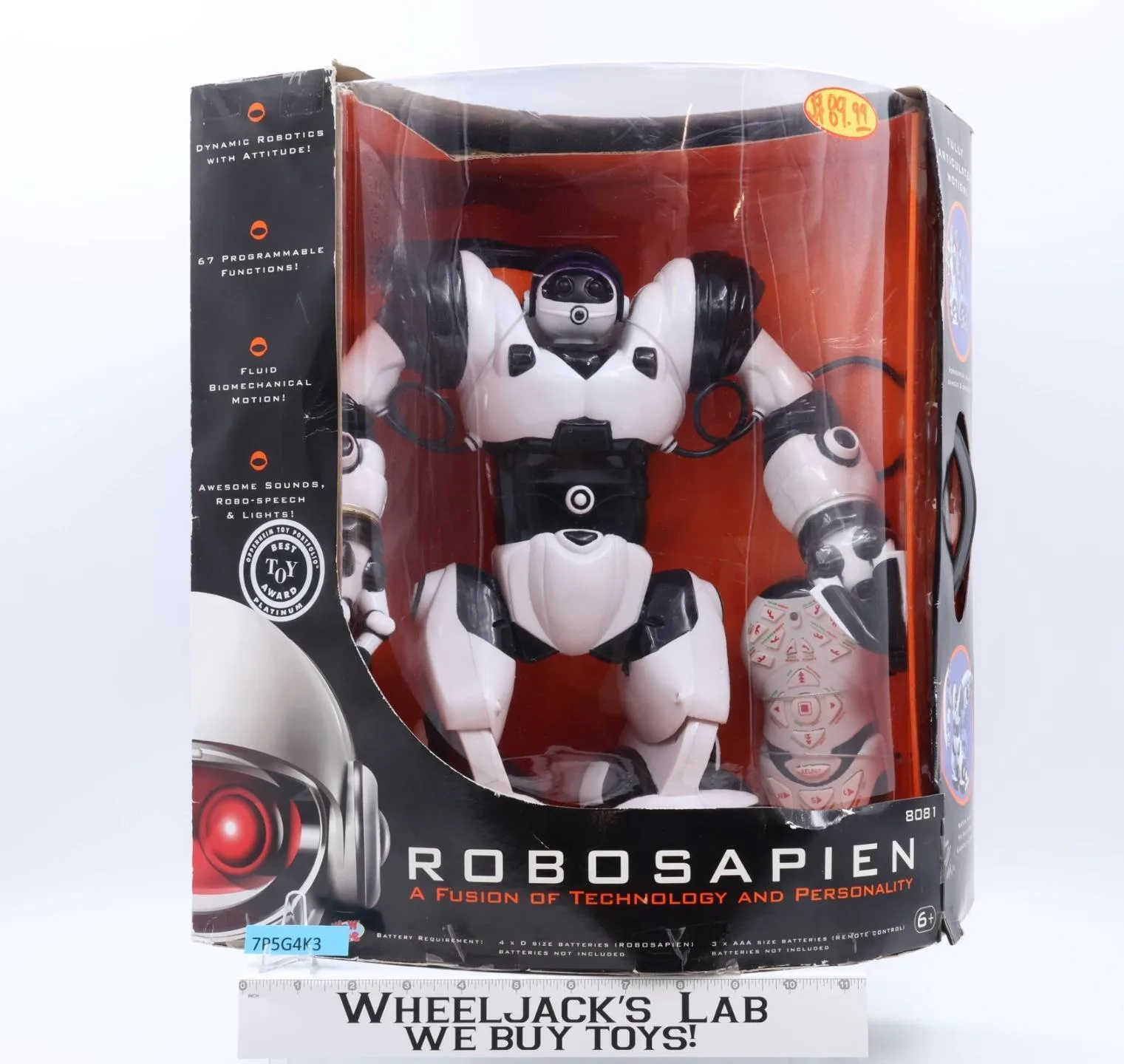 8081 Robosapien Humanoid Robot 2004 Wowwee Action Figure NEW MISB ...