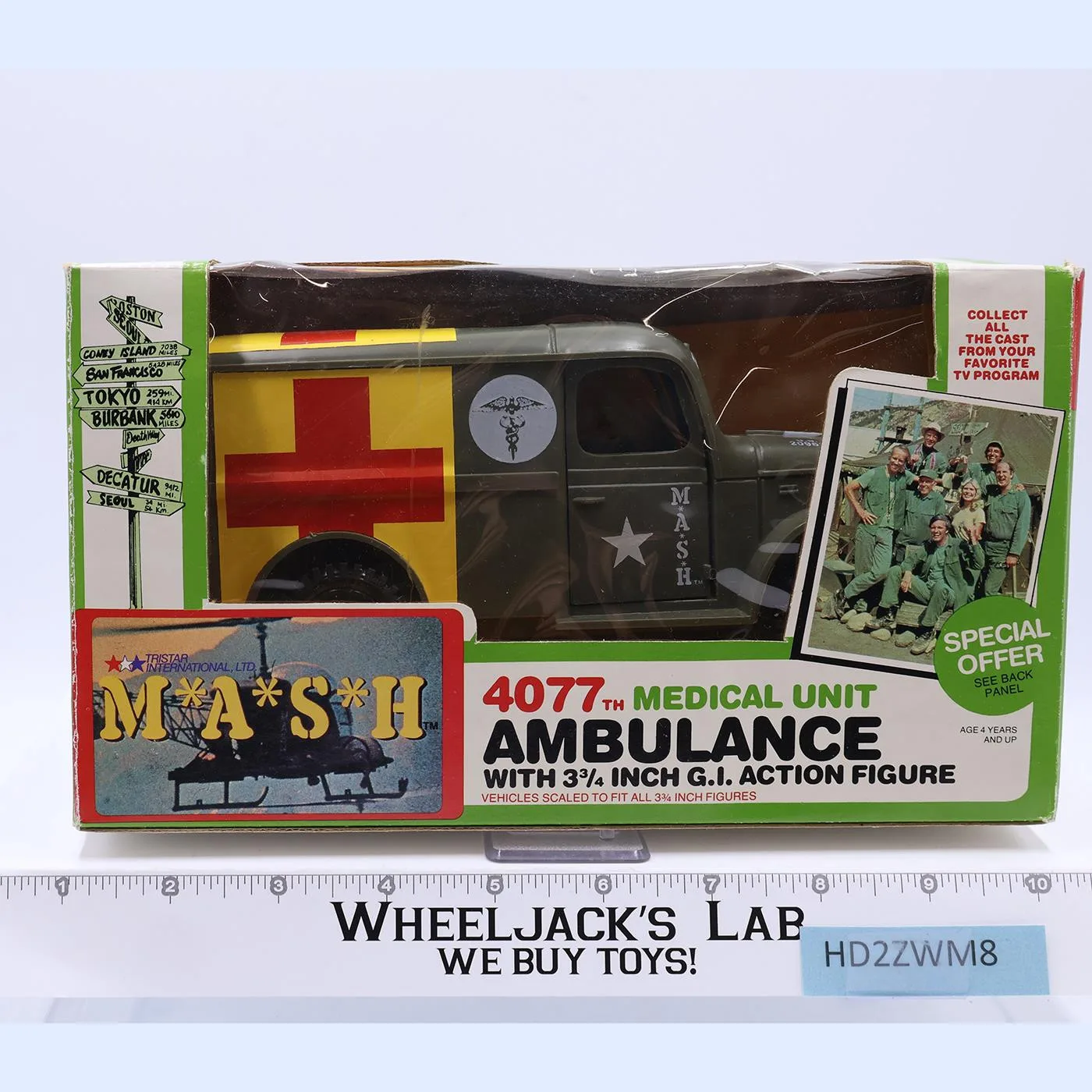 Medical Unit Ambulance Complete MASH 4077th 1982 Tristar Vintage Action ...