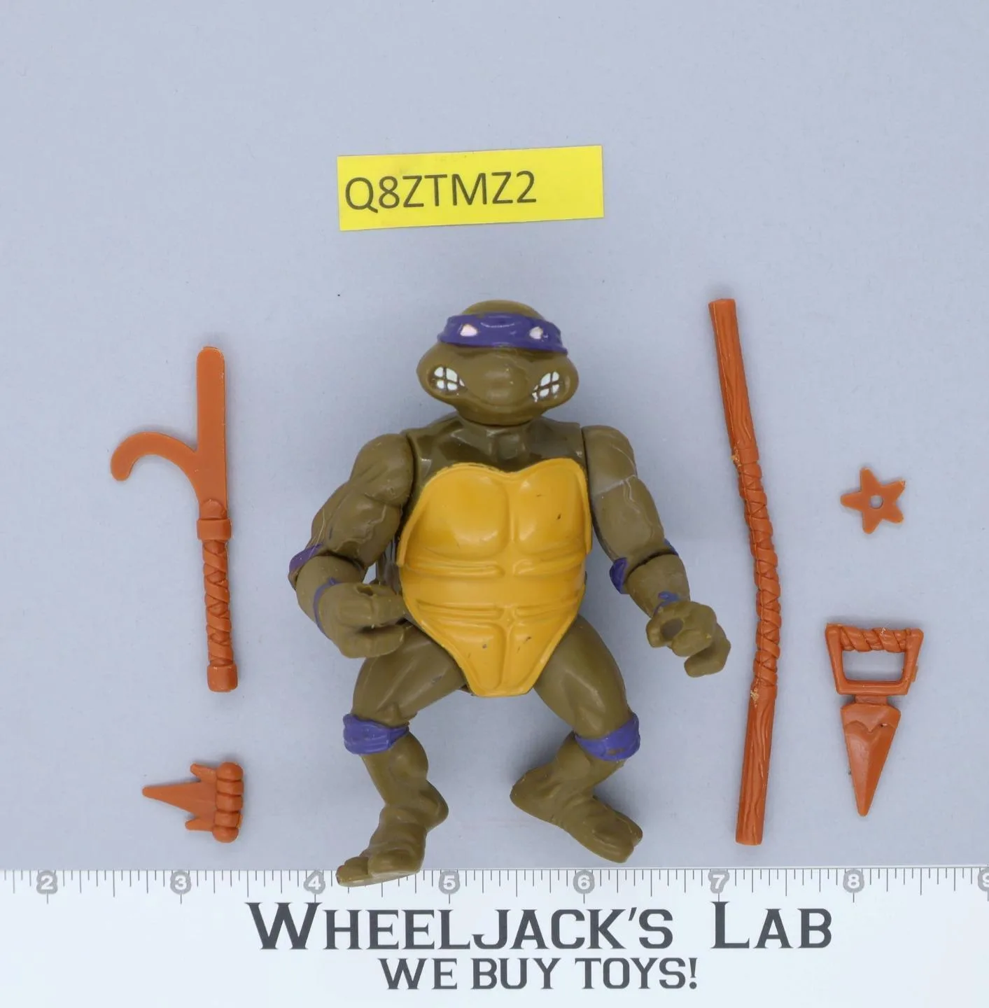 Donatello HARD HEAD Teenage Mutant Ninja Turtle TMNT 1988 Playmates ...