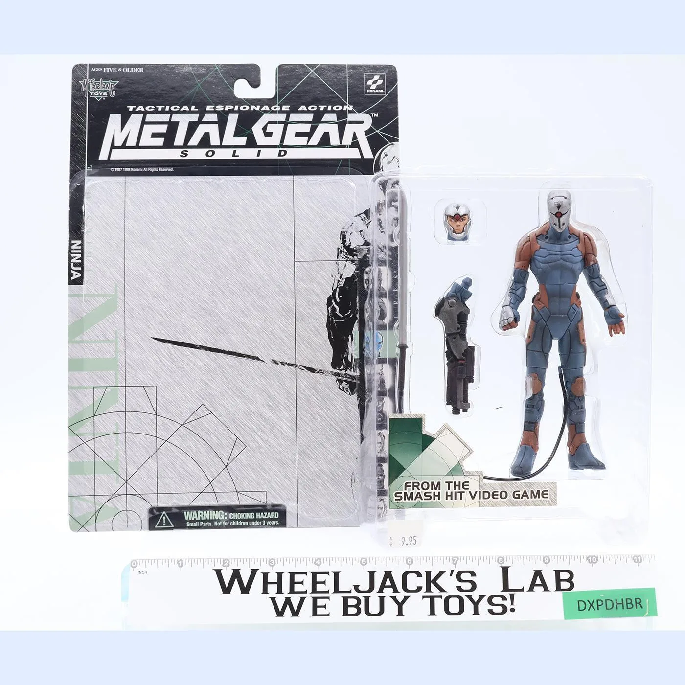Ninja Metal Gear Solid W/Card & Bubble 100% Complete McFarlane Toys ...