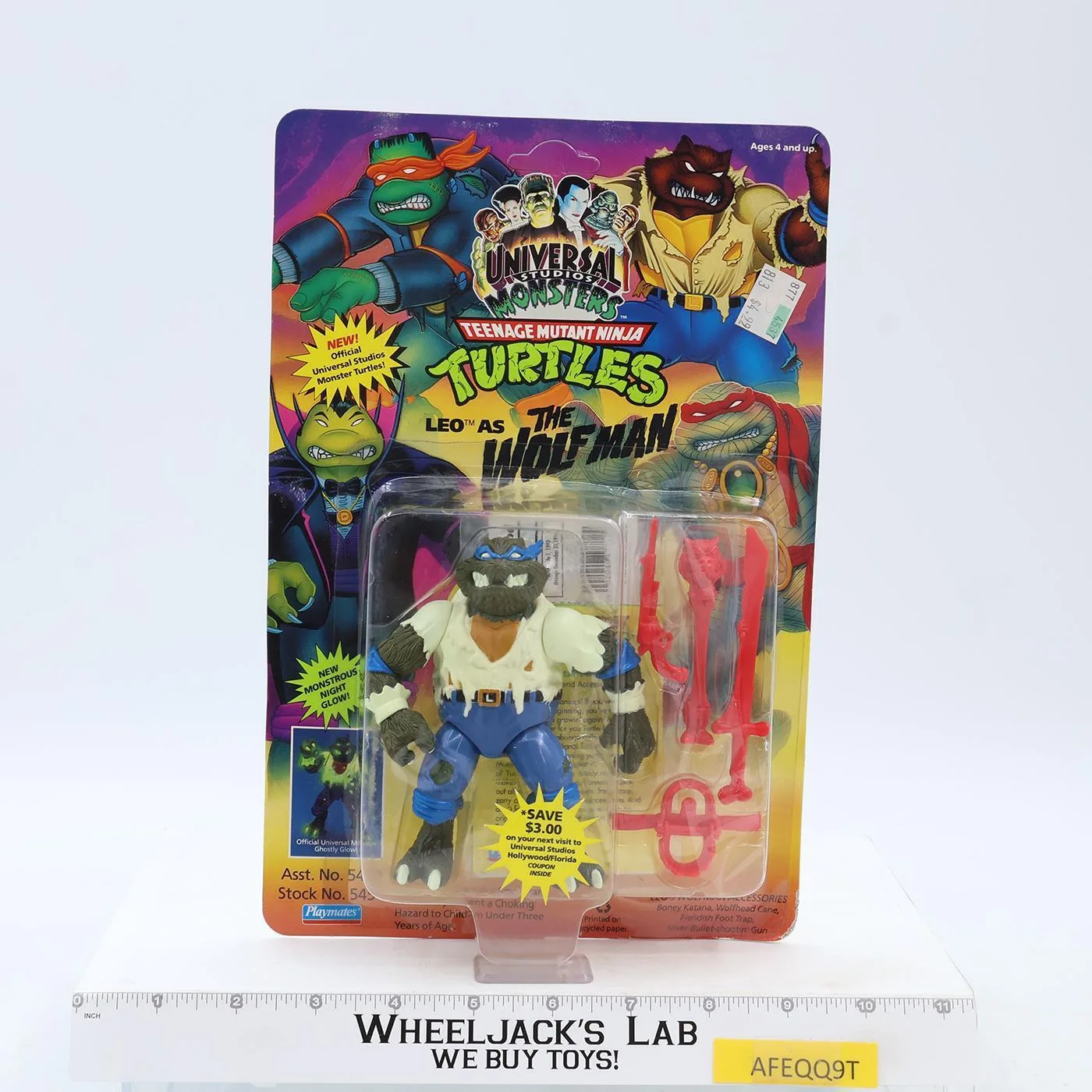 Leo As The Wolfman Turtles TMNT Universal Studios Monsters 1993 ...