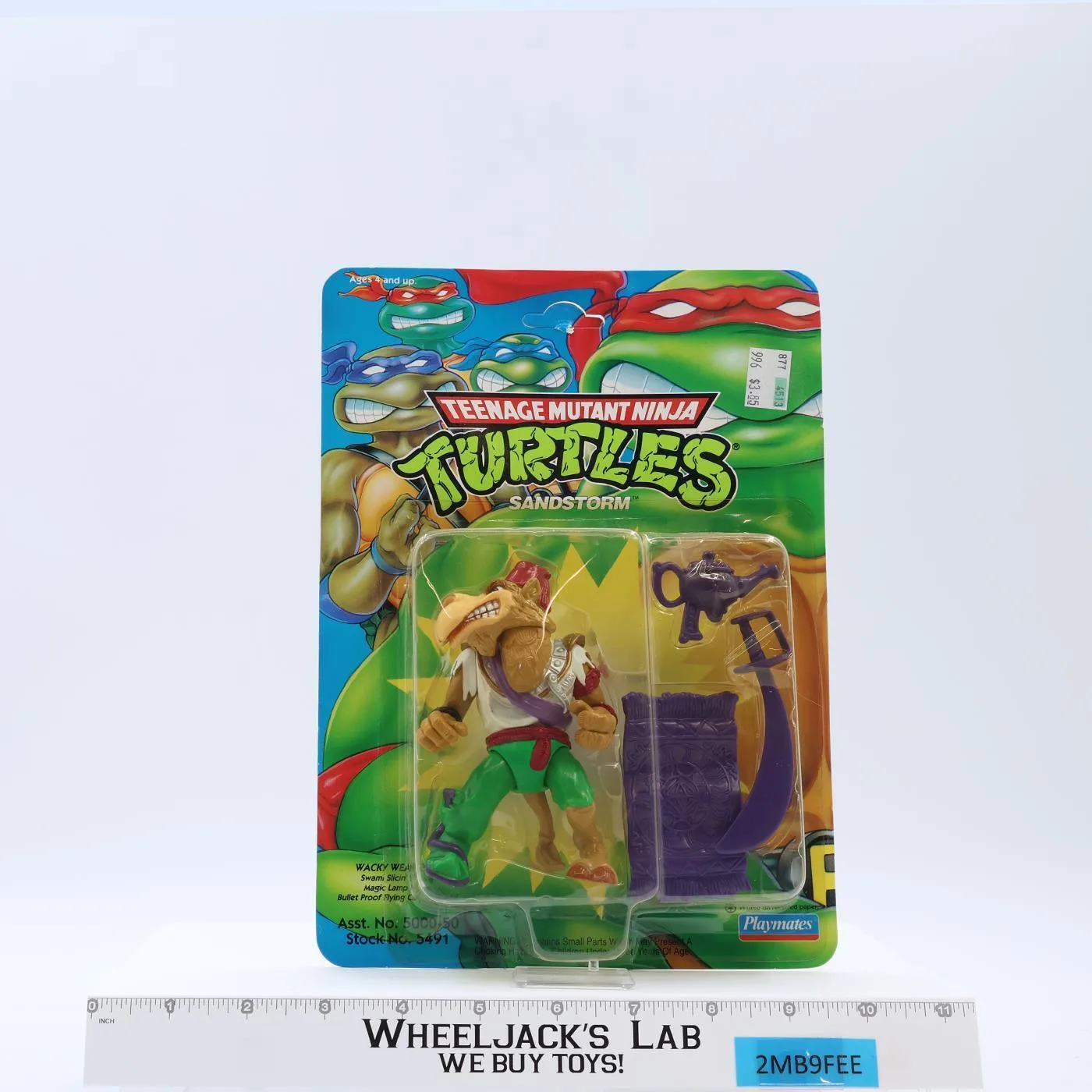 Sandstorm Teenage Mutant Ninja Turtles TMNT 1992 Playmates NEW MOSC ...