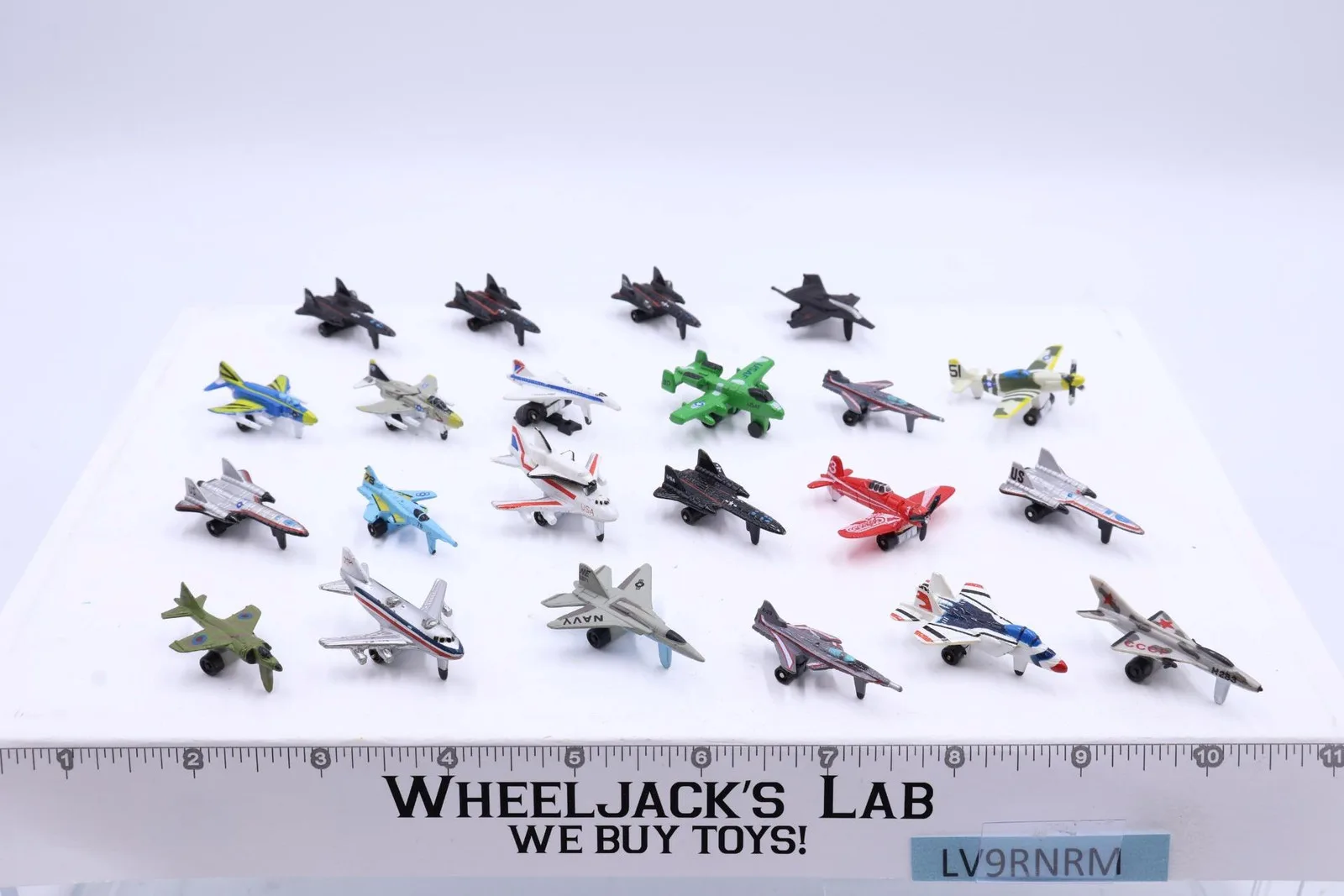 Lot of 22 Jets/Airplanes/Planes Micro Machines 1988-89 Galoob Vintage ...
