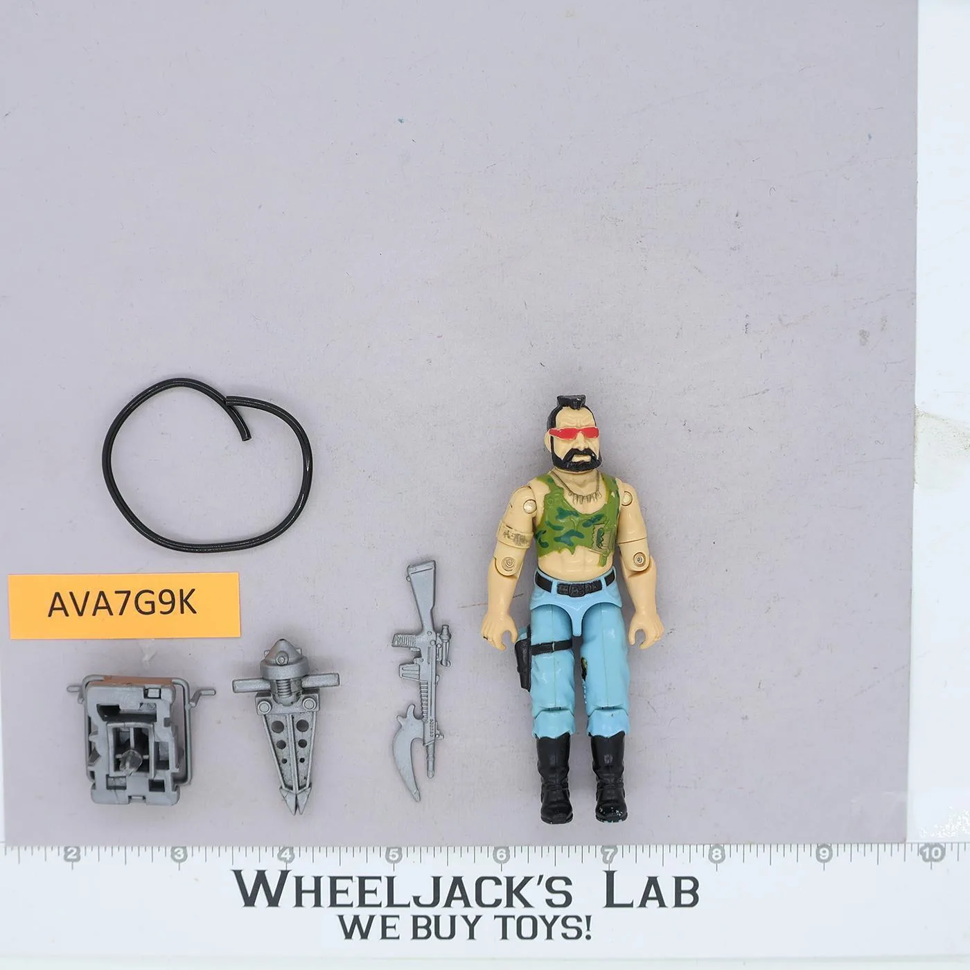 Ripper V1 100% Complete G.I. Joe 1985 Hasbro Vintage Action Figure ...