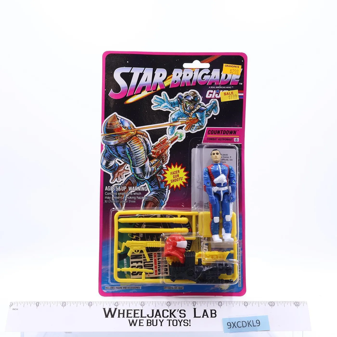 Countdown GI Joe Star Brigade 1993 Hasbro Vintage Action Figure NEW ...