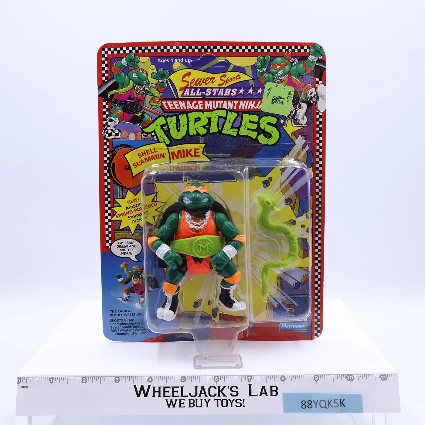 Shell Slammin' Mike Teenage Mutant Ninja Turtles Sewer Sports TMNT ...