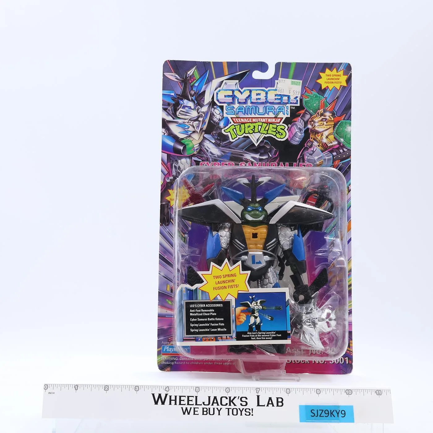 Cyber Samurai Leo Teenage Mutant Ninja Turtles TMNT 1994 Playmates NEW ...