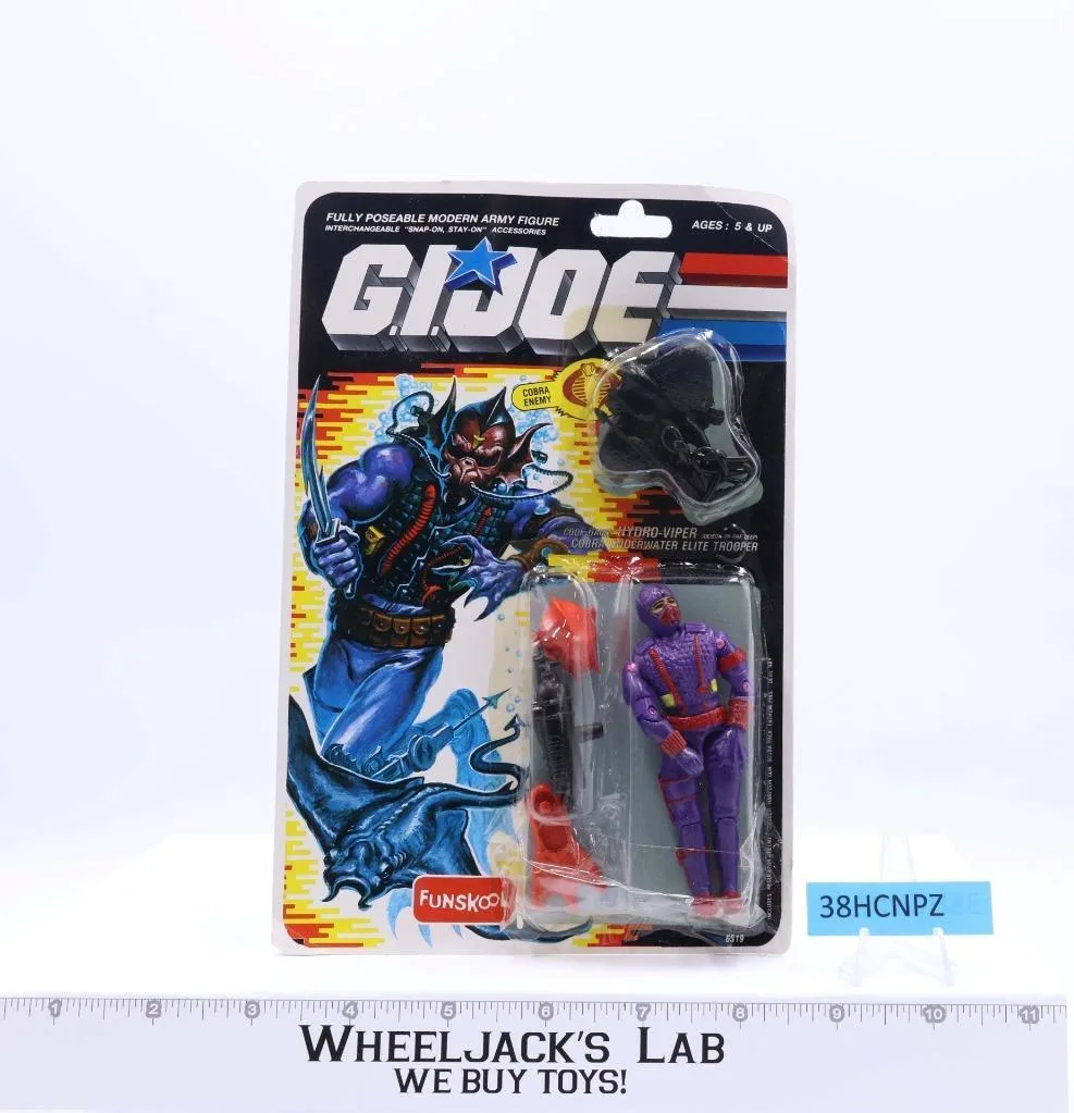 Hydro-Viper GI Joe 1988 Funskool RUSSIA Action Figure NEW MOSC SEALED ...