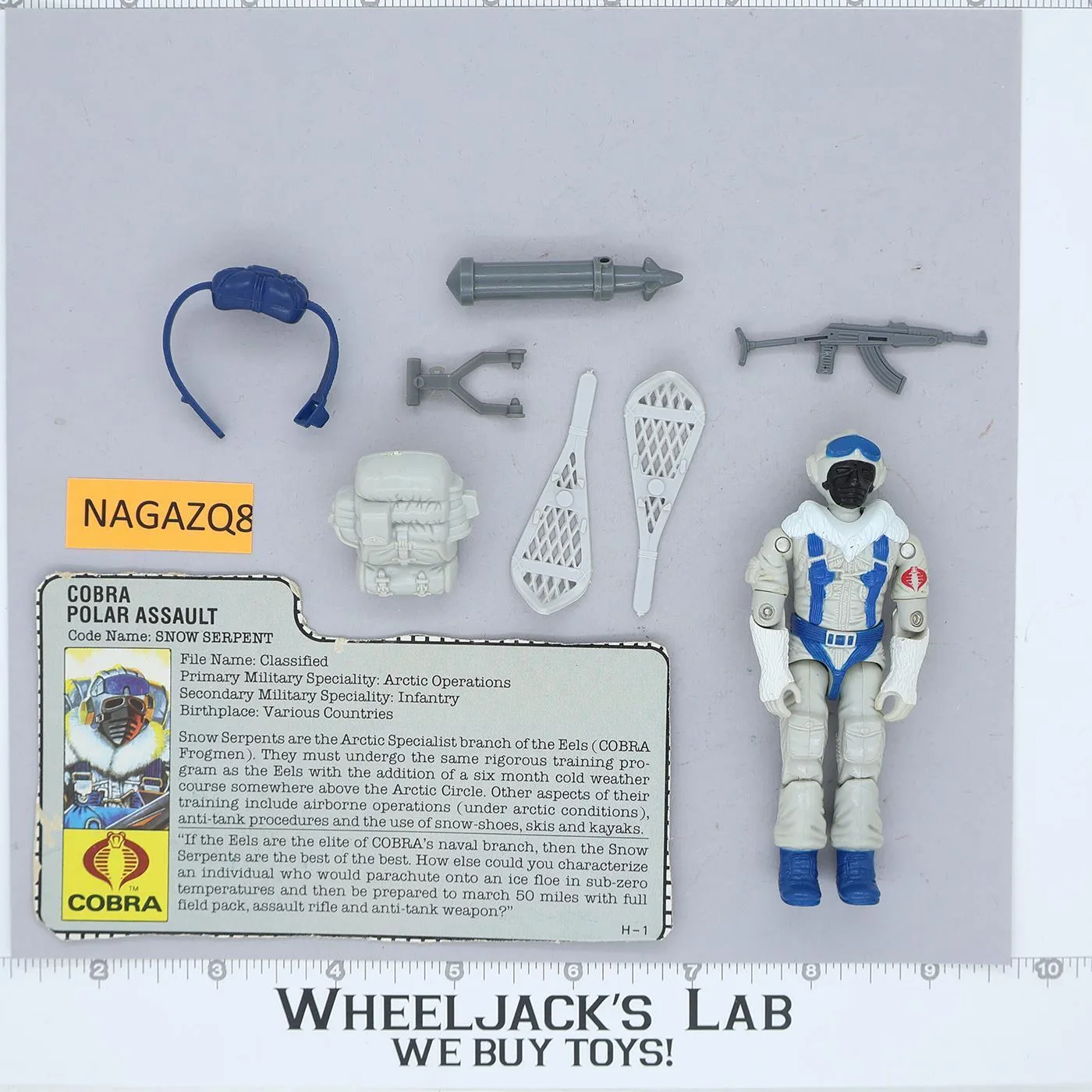 Snow Serpent V1 100% Complete G.I. Joe 1985 Hasbro Vintage Action ...