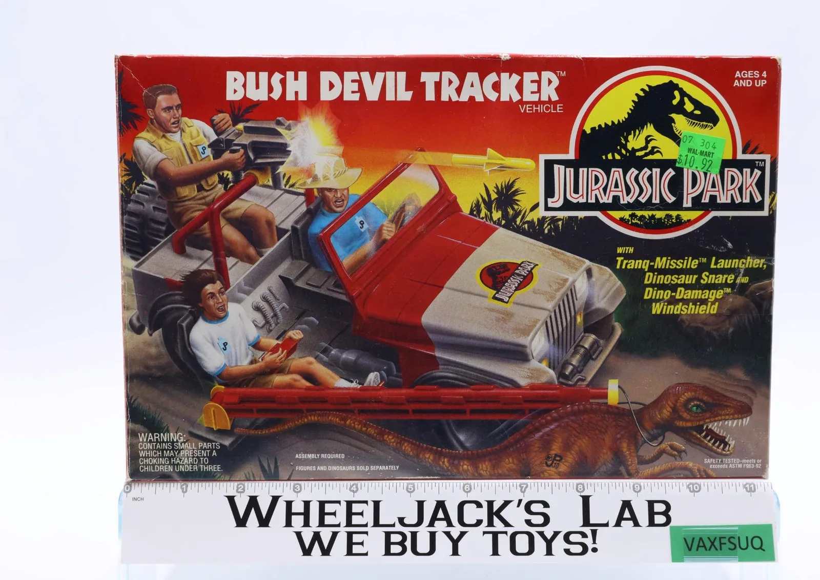 Bush Devil Tracker 100% Complete Jurassic Park 1993 Kenner Action ...