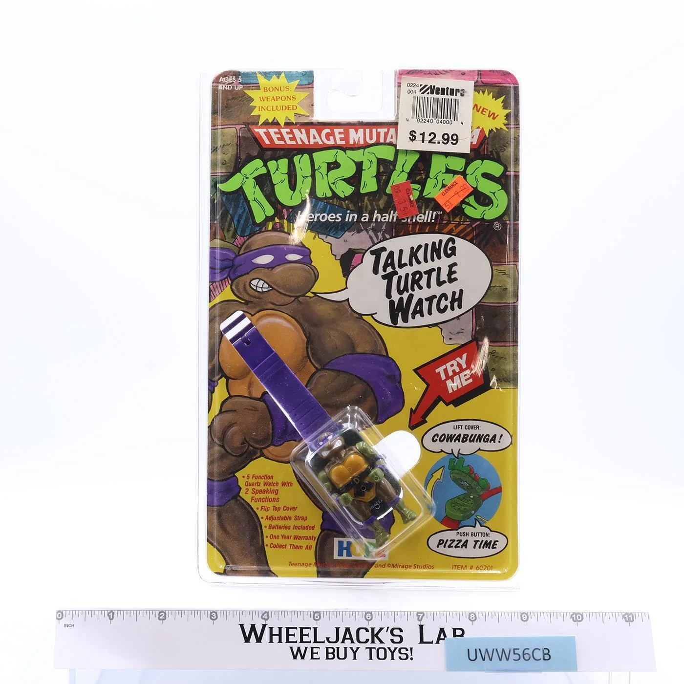 Donatello Talking Turtle Watch TMNT Teenage Mutant Ninja Turtles Hope Ind. - Wheeljack's Lab