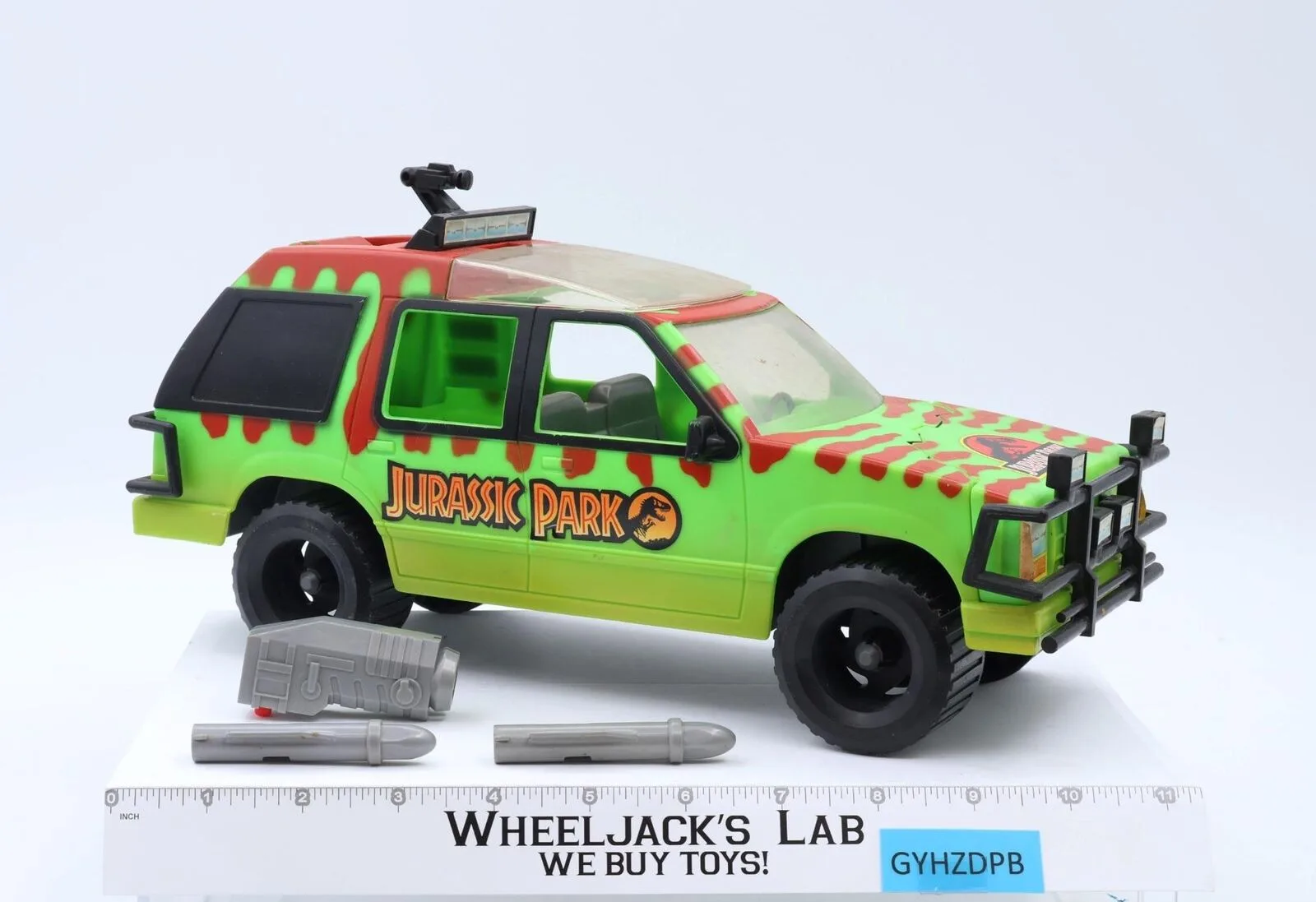 Jungle Explorer Jeep Complete Jurassic Park The Lost World 1993 Kenner ...