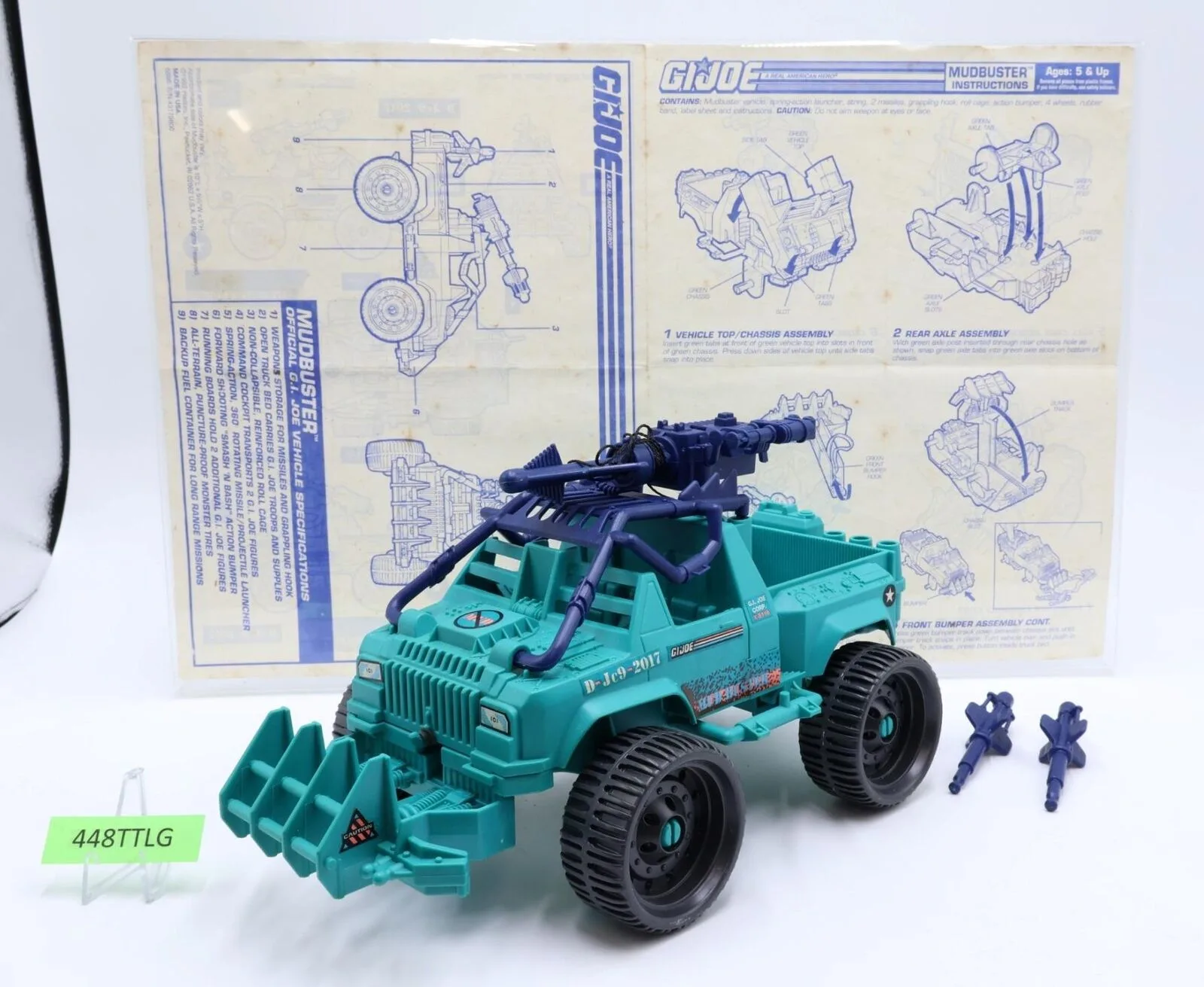 Mudbuster 100% Complete G.I. Joe 1993 Hasbro Vintage Action Figure ...