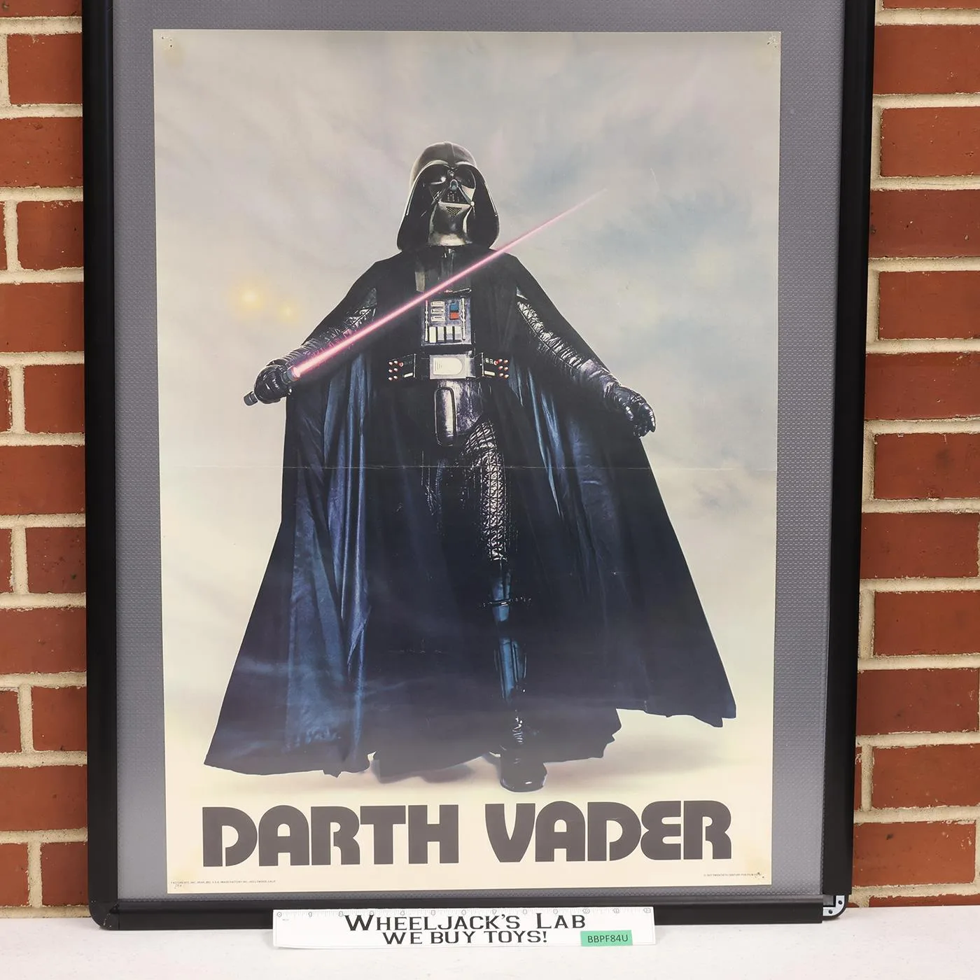 Darth Vader Star Wars 1977 Vintage Original Poster 28 x 20 - Wheeljack ...