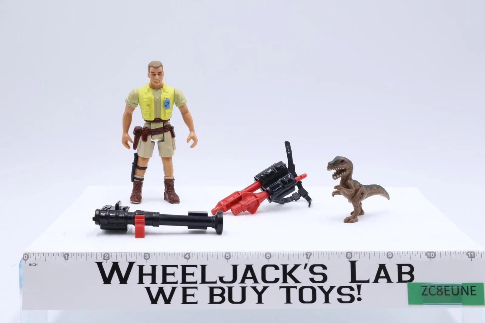 Robert Muldoon W/Firing Tranq Bazooka 100% Complete Jurassic Park 1993 ...