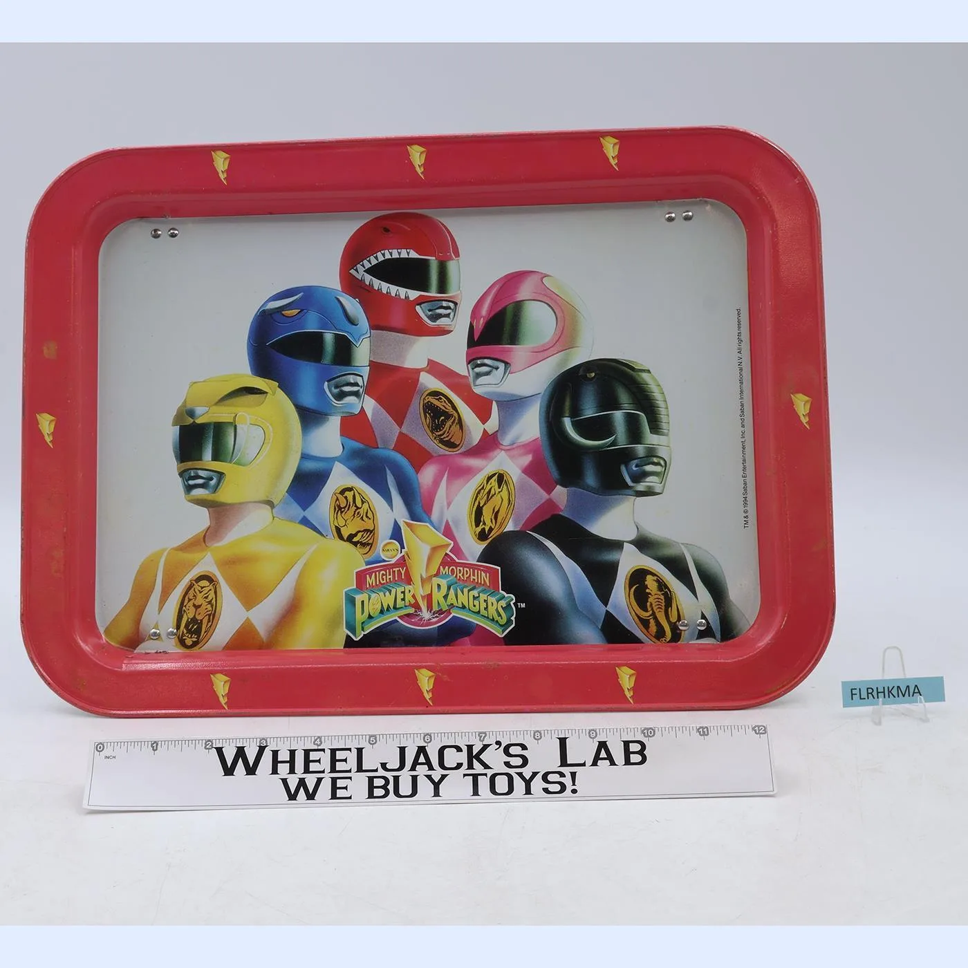 TV Lap Tray Mighty Morphin Power Rangers MMPR 1994 Saban Vintage ...