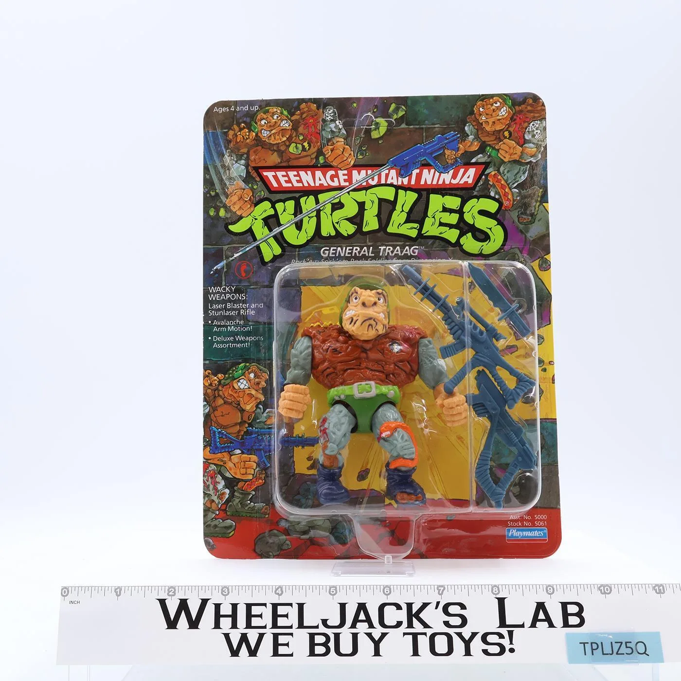 General Traag Teenage Mutant Ninja Turtles TMNT 1989 Playmates Figure ...
