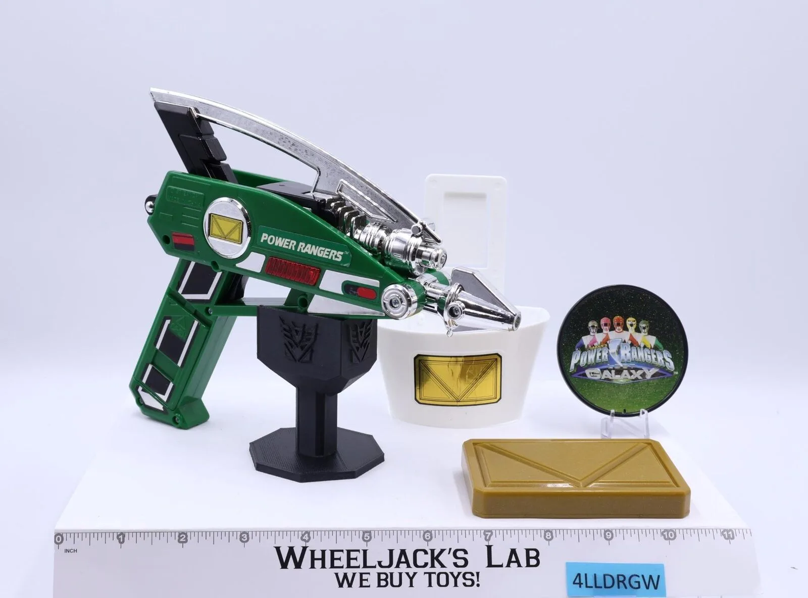Galaxy Blaster Gun & Holster Set Power Rangers in Space 1997 Badge ...