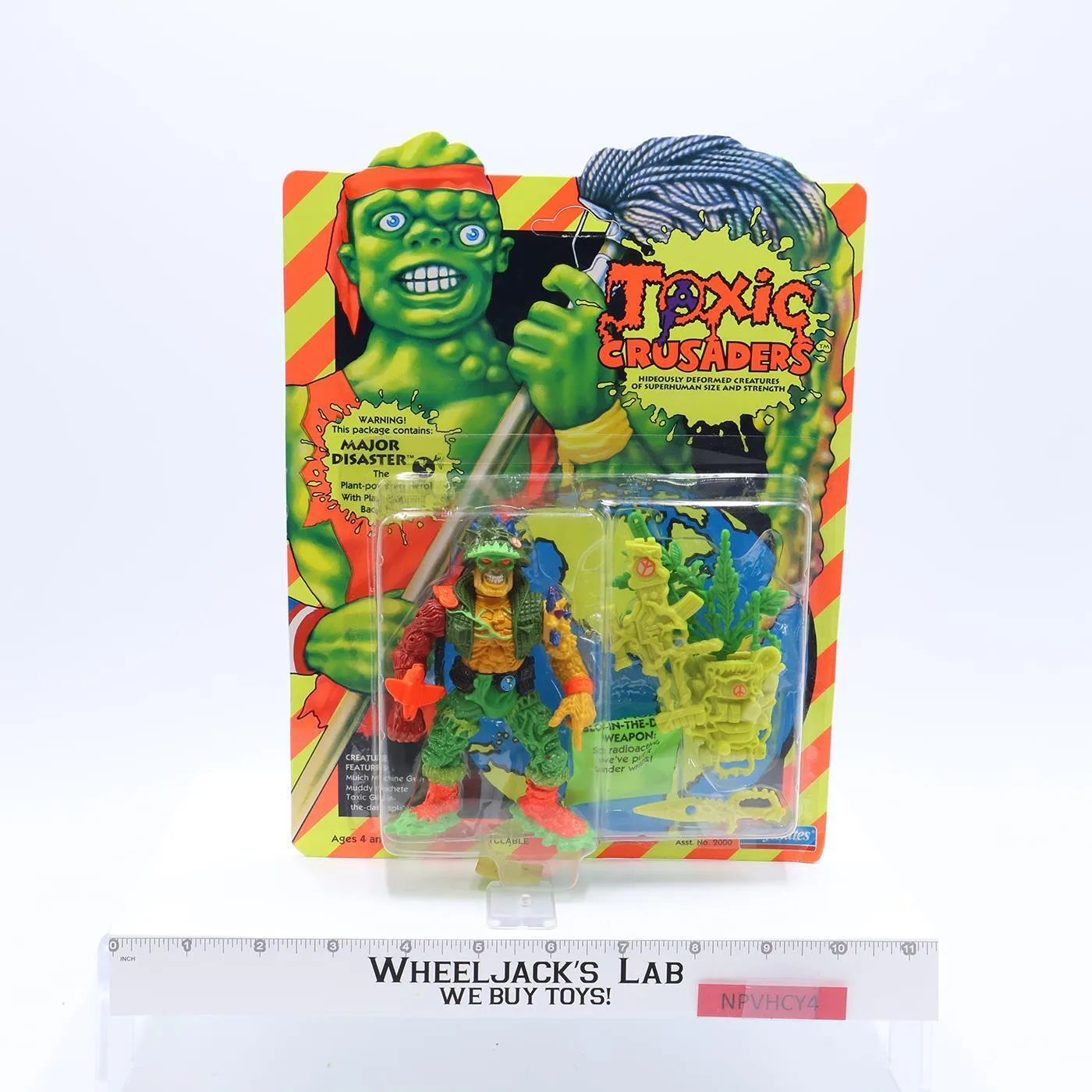 Major Disaster Toxic Crusaders 1991 Playmates Action Figure NEW MOSC ...