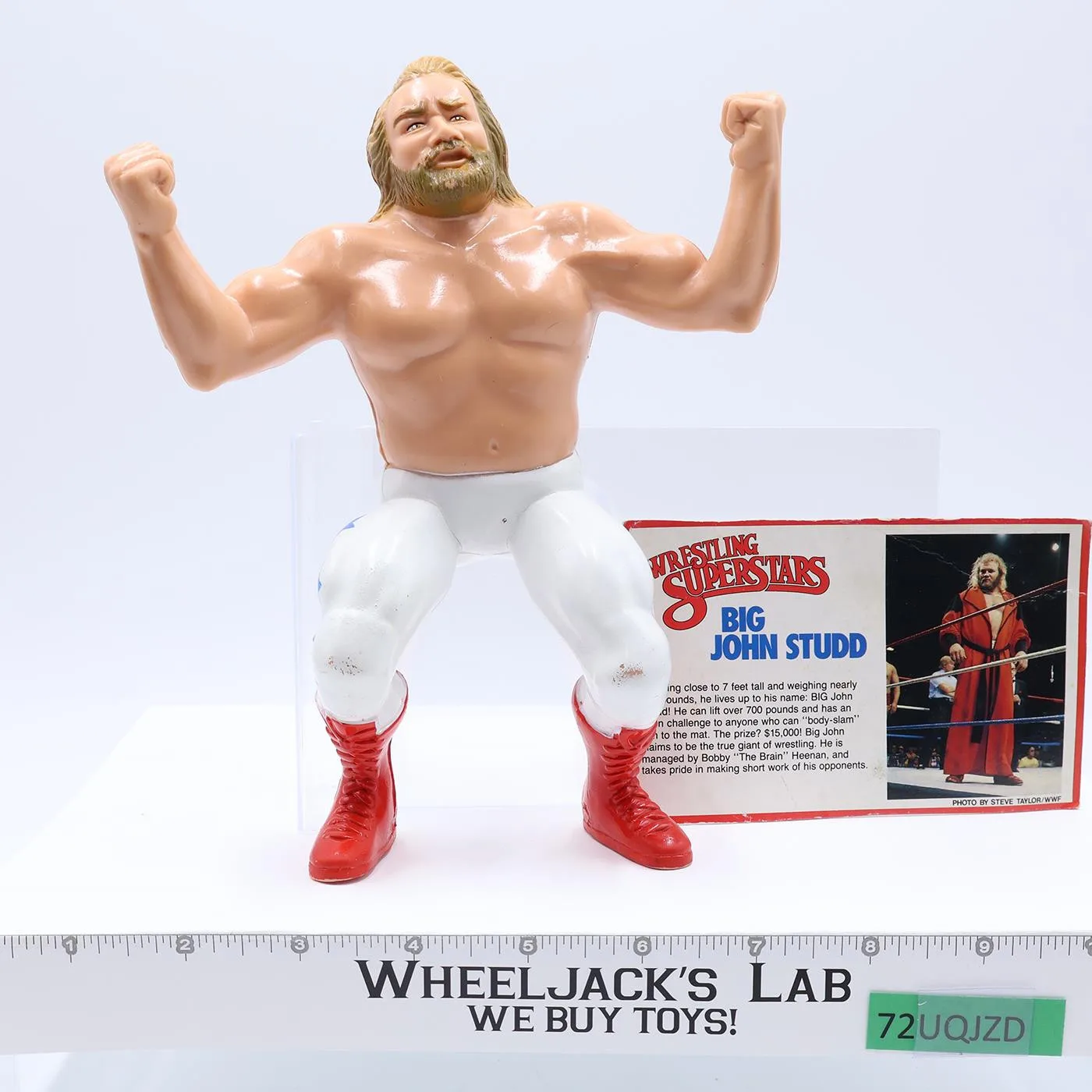 Big John Studd W/Card 1984 WWF LJN Titan Sports 8" Vintage Wrestling ...
