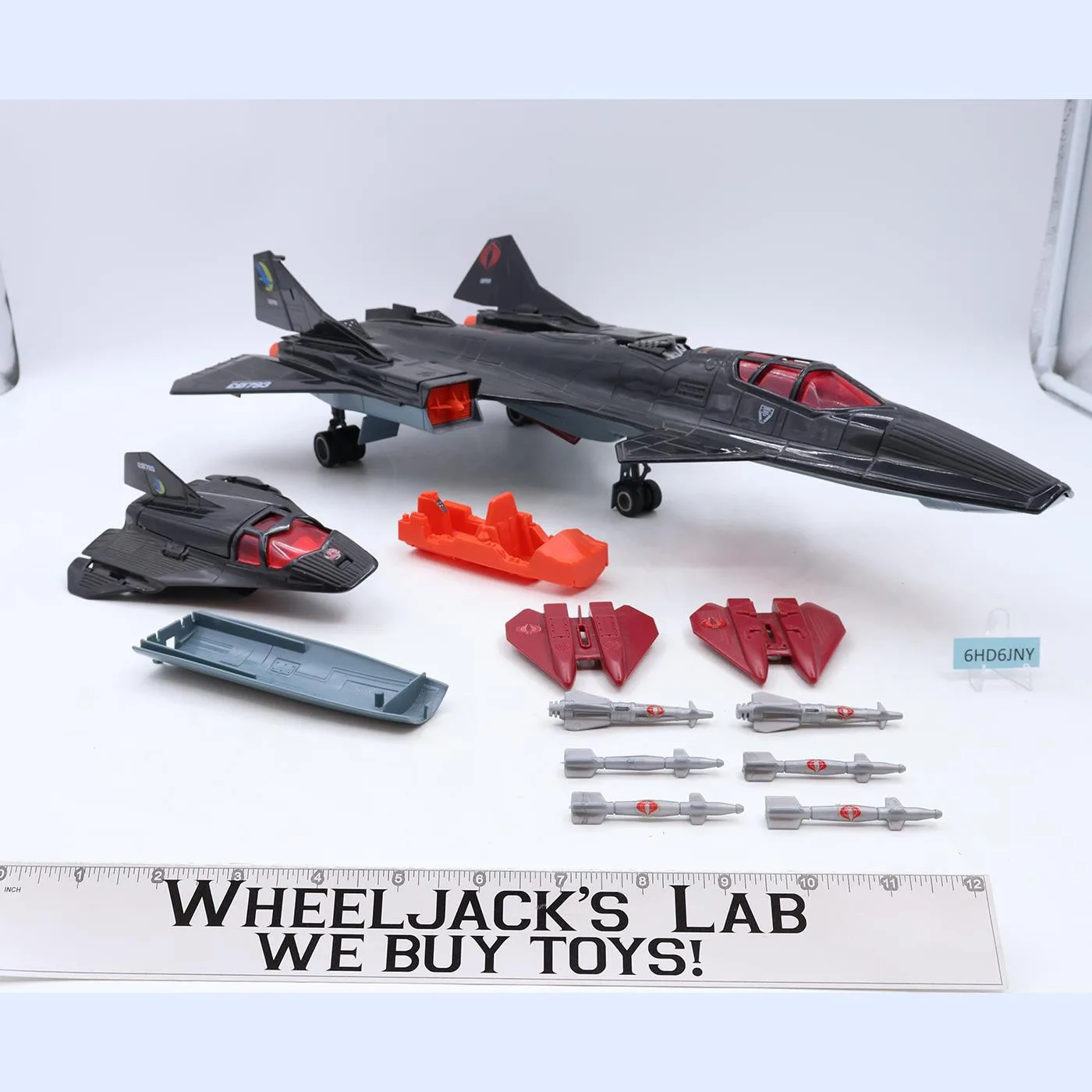 Cobra Night Raven S3P GI Joe 1986 Hasbro Vintage Action Figure Vehicle ...