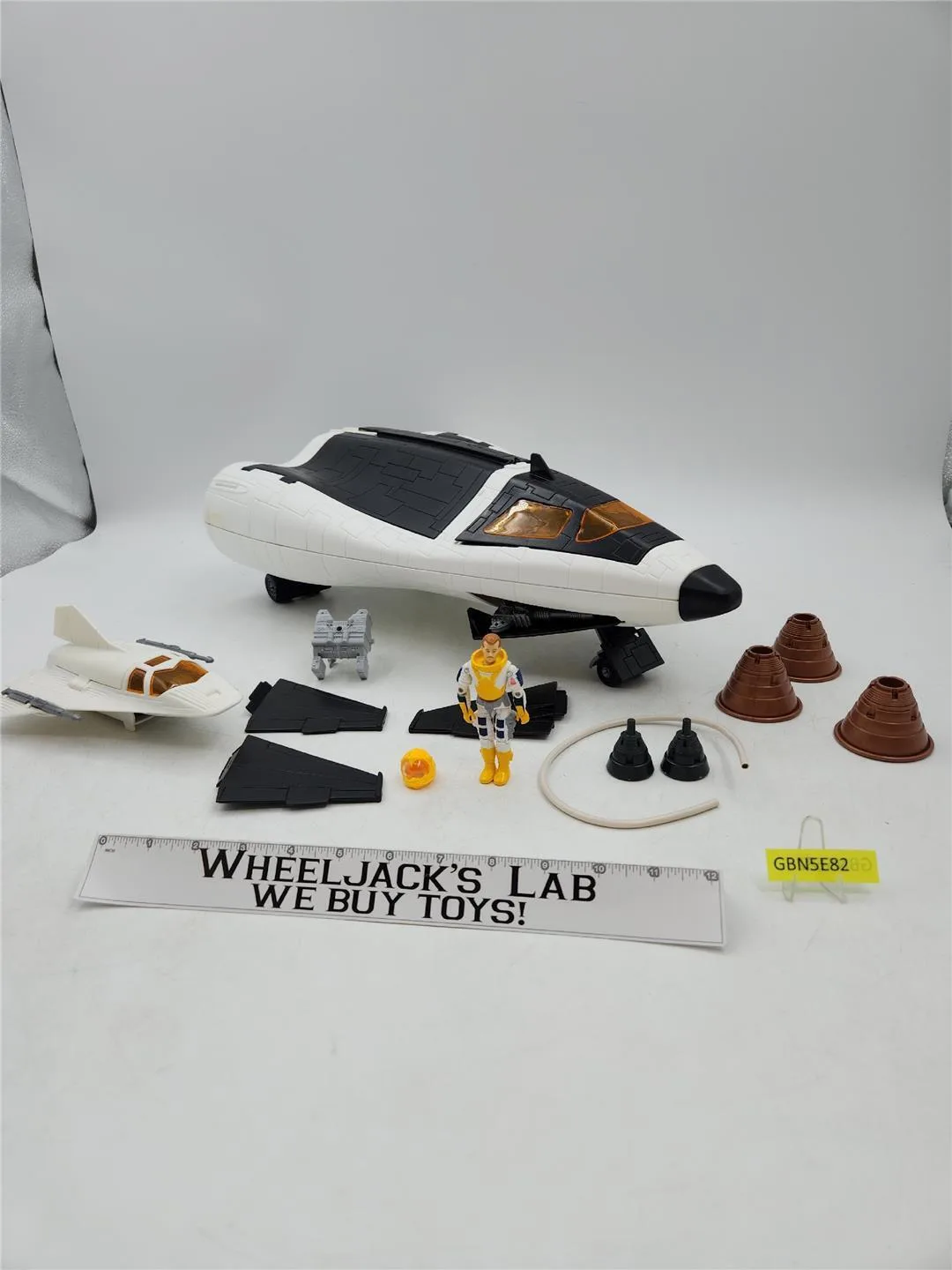 Crusader Space Shuttle Scout Craft 100% Complete GI Joe 1989 Hasbro ...