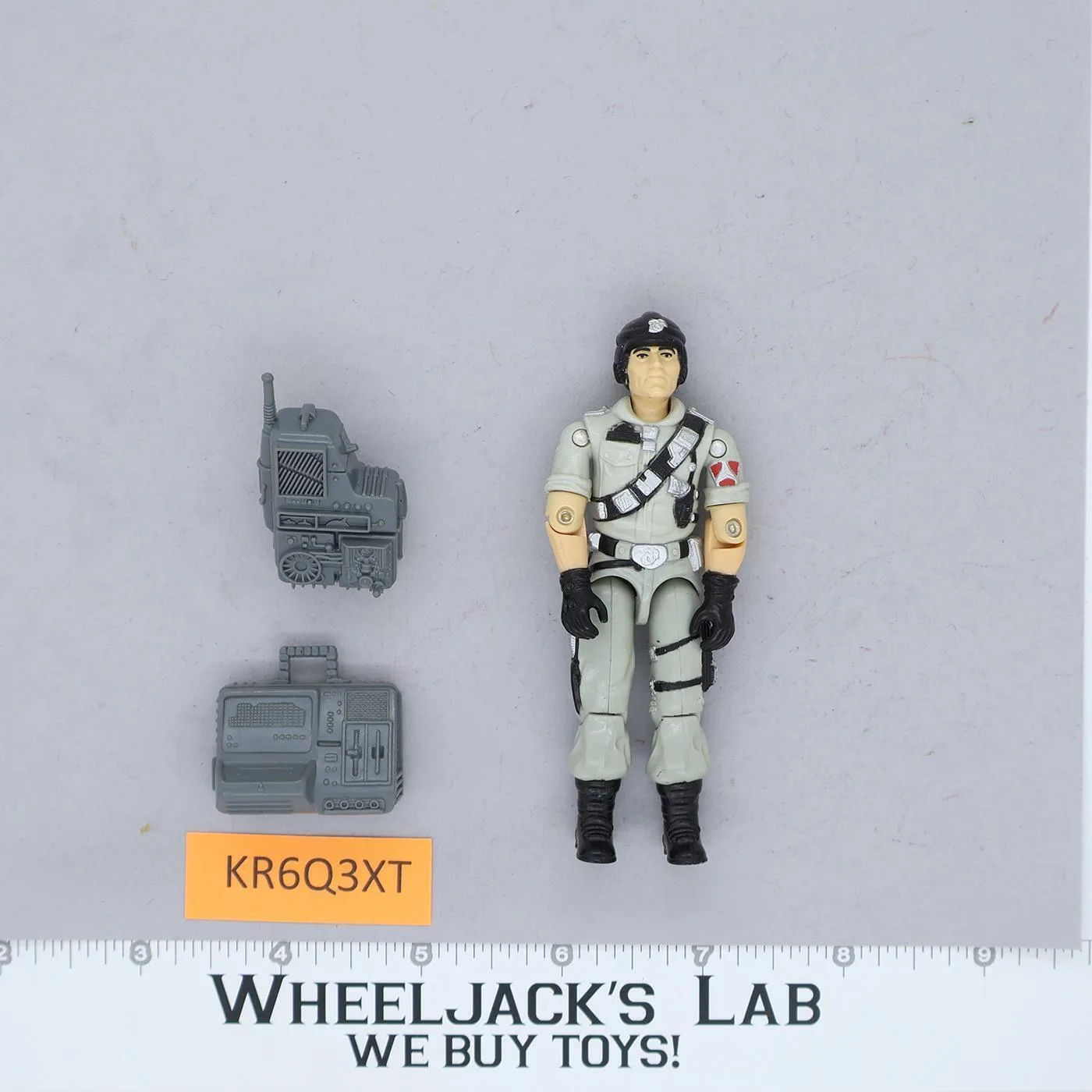 Mainframe V1 G.I. Joe 1986 Hasbro Vintage Action Figure - Wheeljack's Lab