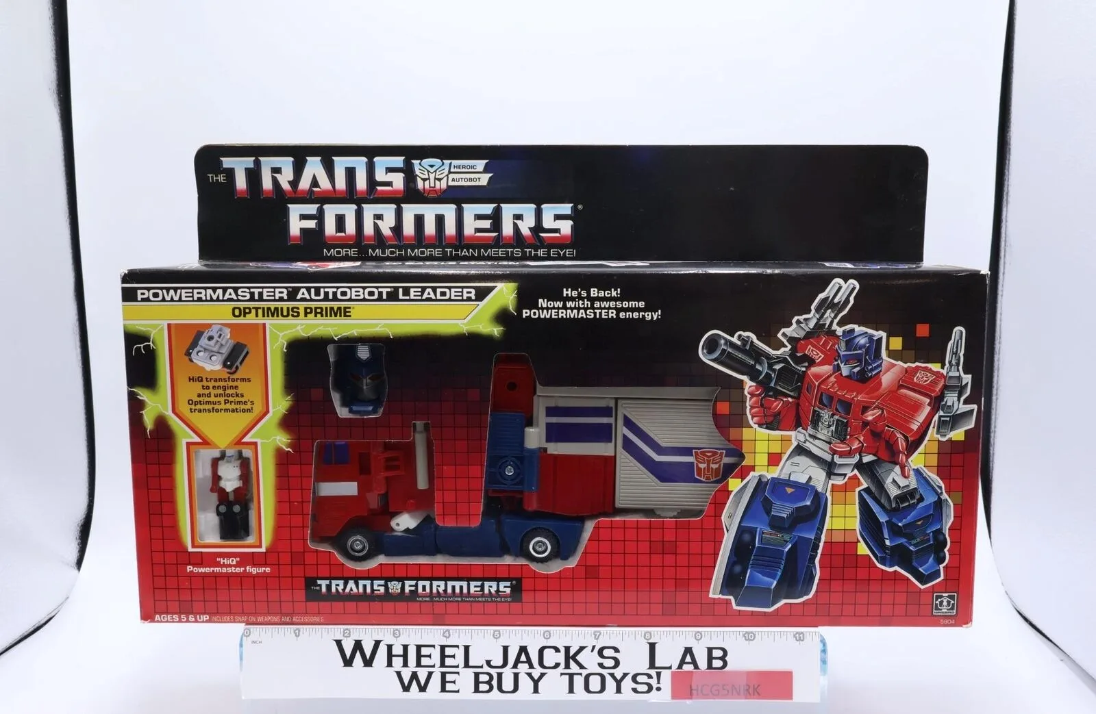 Powermaster Optimus Prime 100% Complete W/Box & Insert 1988 G1 ...