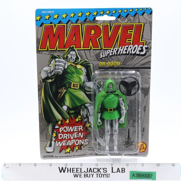 Dr. Doom Marvel Super Heroes Power Driven Weapons 1990 Toy Biz Figure ...