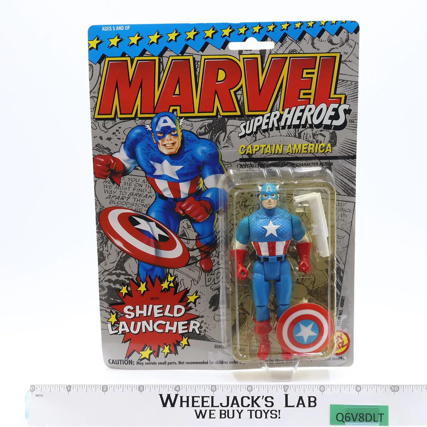 Captain America Shield Launcher Marvel Super Heroes 1990 Toybiz NEW ...