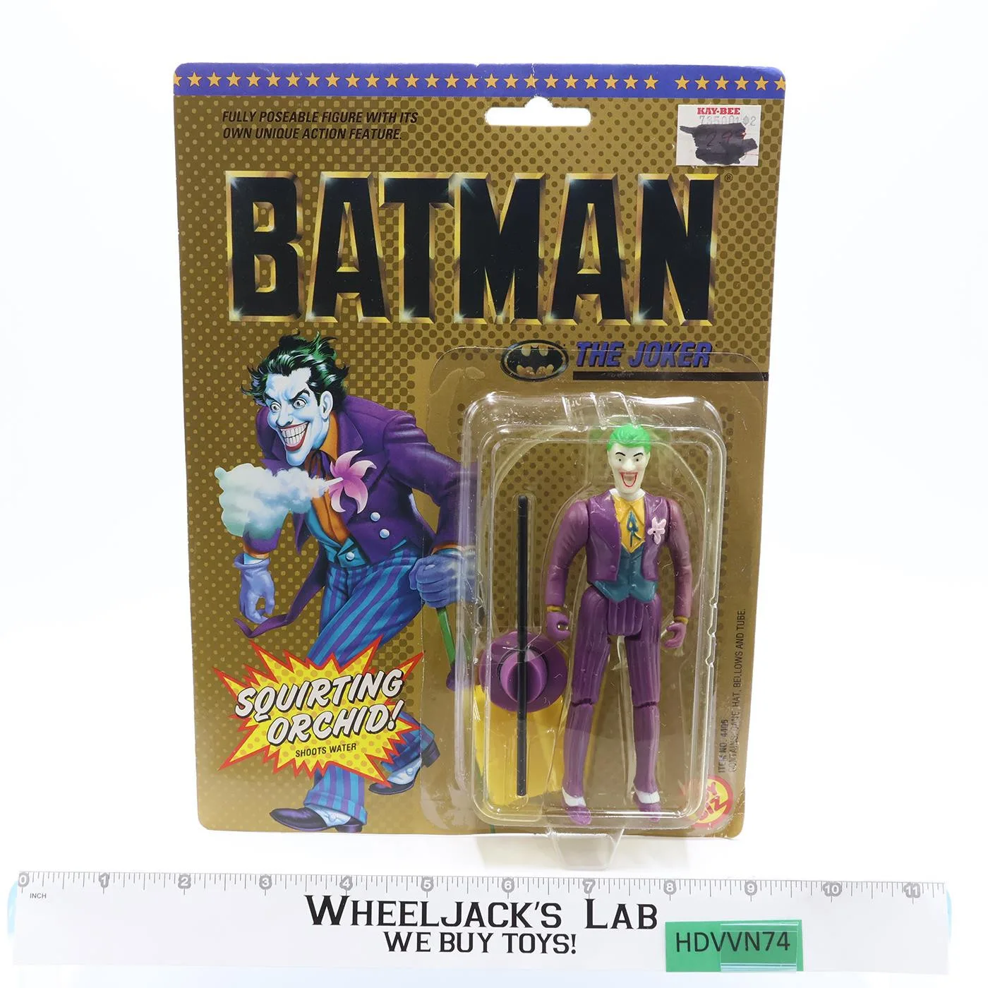 The Joker Batman DC Comics 1989 Toybiz Vintage Action Figure NEW MOSC ...