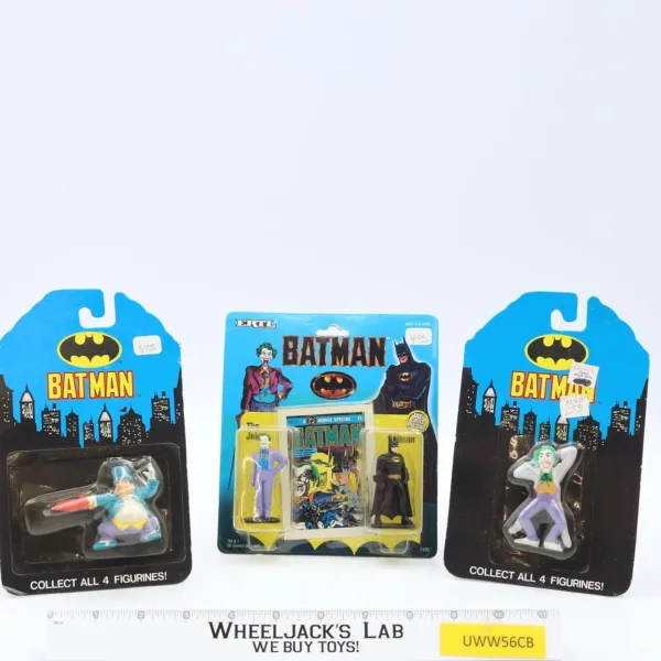 BATMAN PENGUIN + 2 JOKERS Applause (1989) & Ertl (1990) Die Cast NEW ...