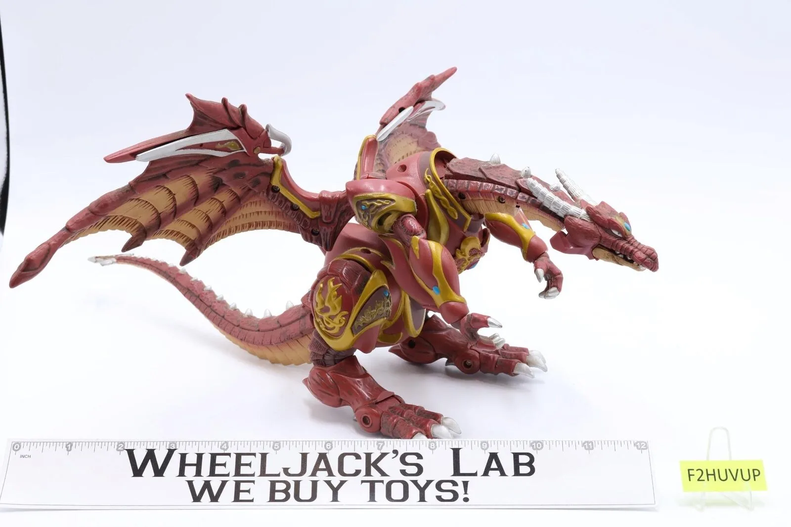 Pyre the Fire Dragon of Dare Mystic Knights of Tir Na Nog 1998 Bandai ...