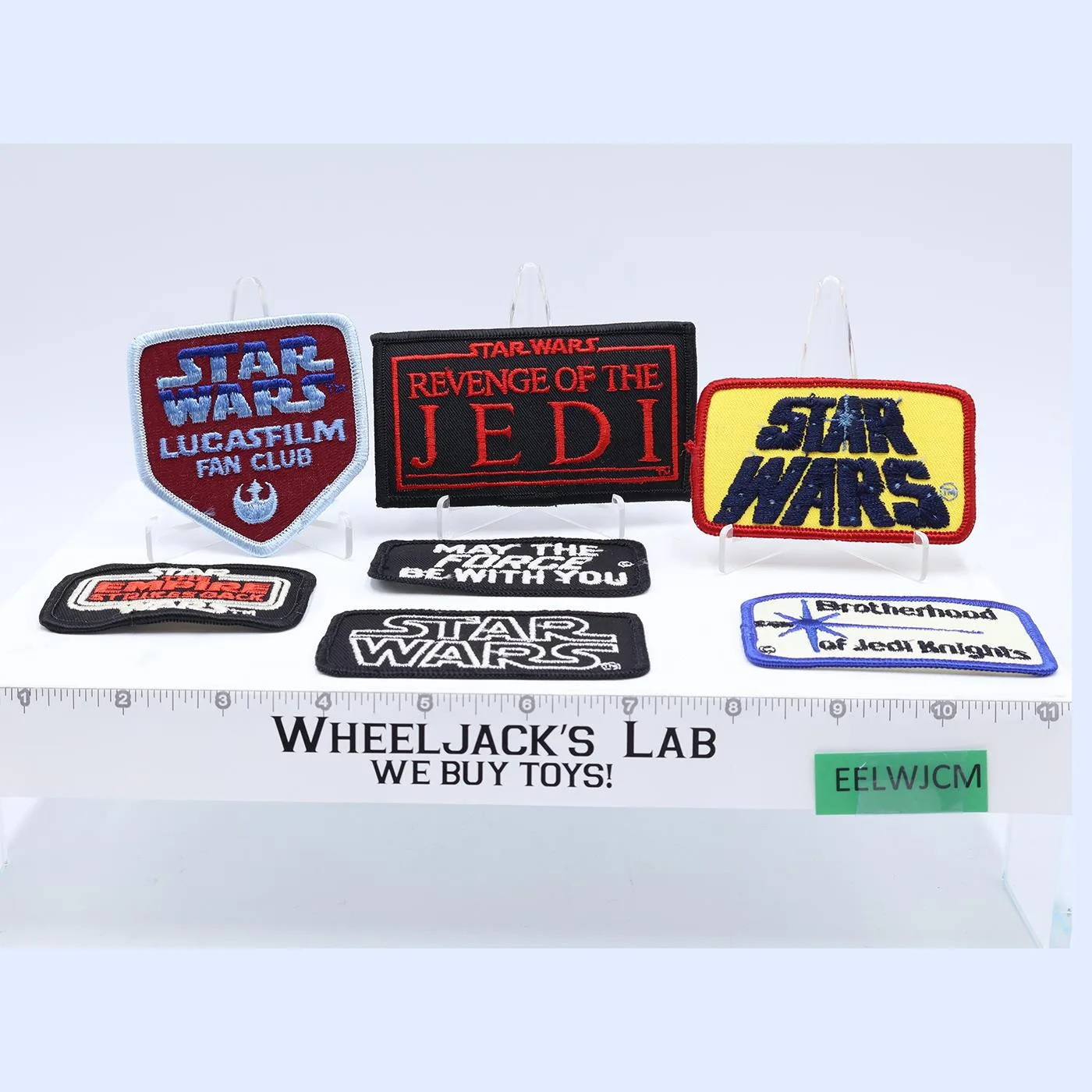 Lot of 7 Star Wars Fan Club Iron-On Patches Vintage - Wheeljack's Lab