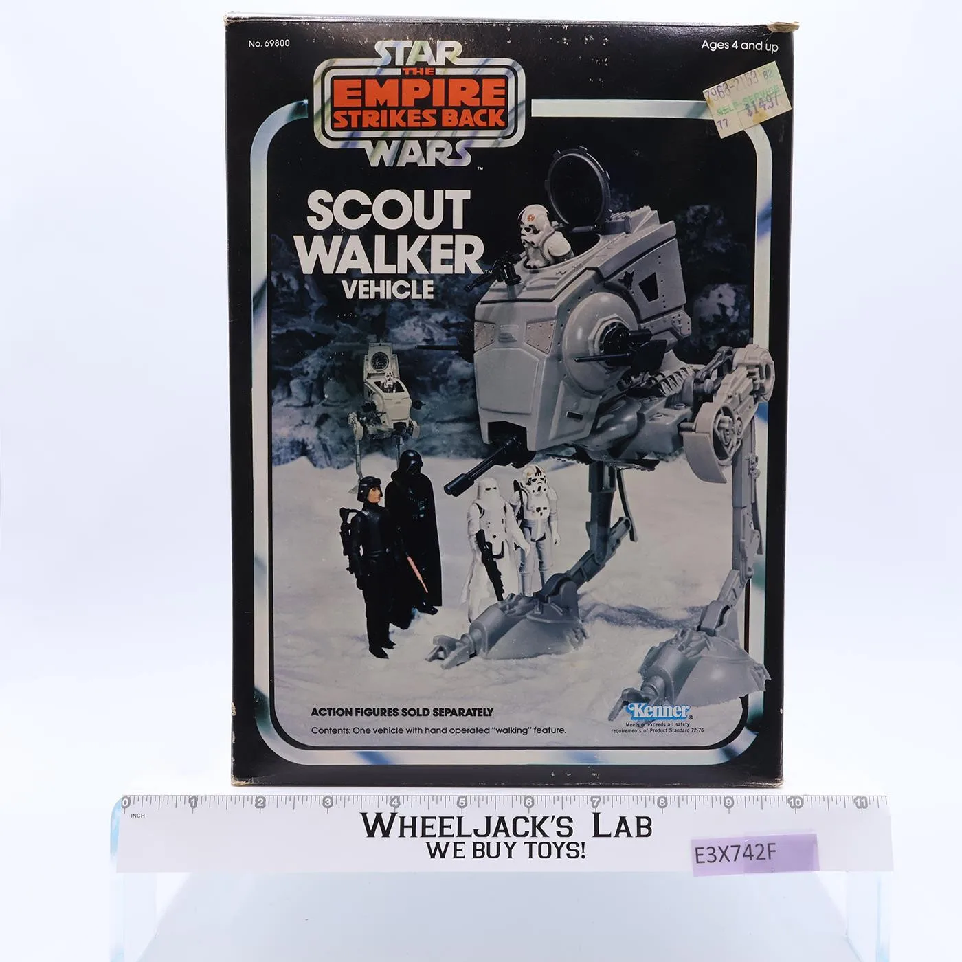 Scout Walker AT-ST 100% Complete W/ Box Star Wars ROTJ 1980 Kenner ...