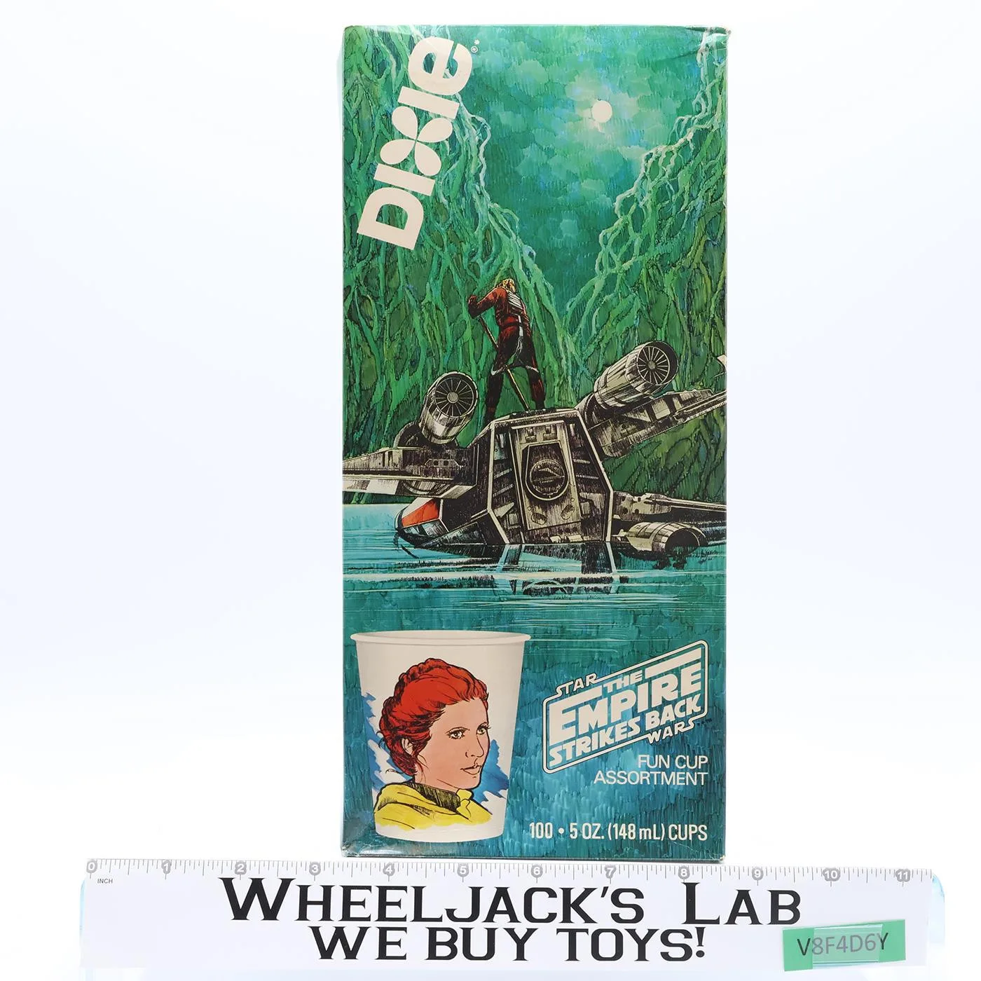 Star Wars The Empire Strike Back Dixie Cups 1981 Vintage EMPTY BOX - Wheeljack's Lab