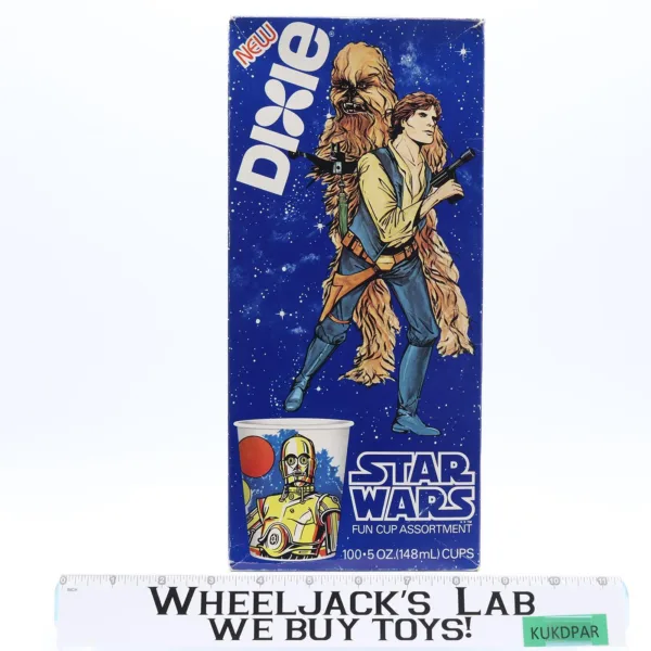Star Wars Dixie Cups 1980 Vintage EMPTY BOX - Wheeljack's Lab