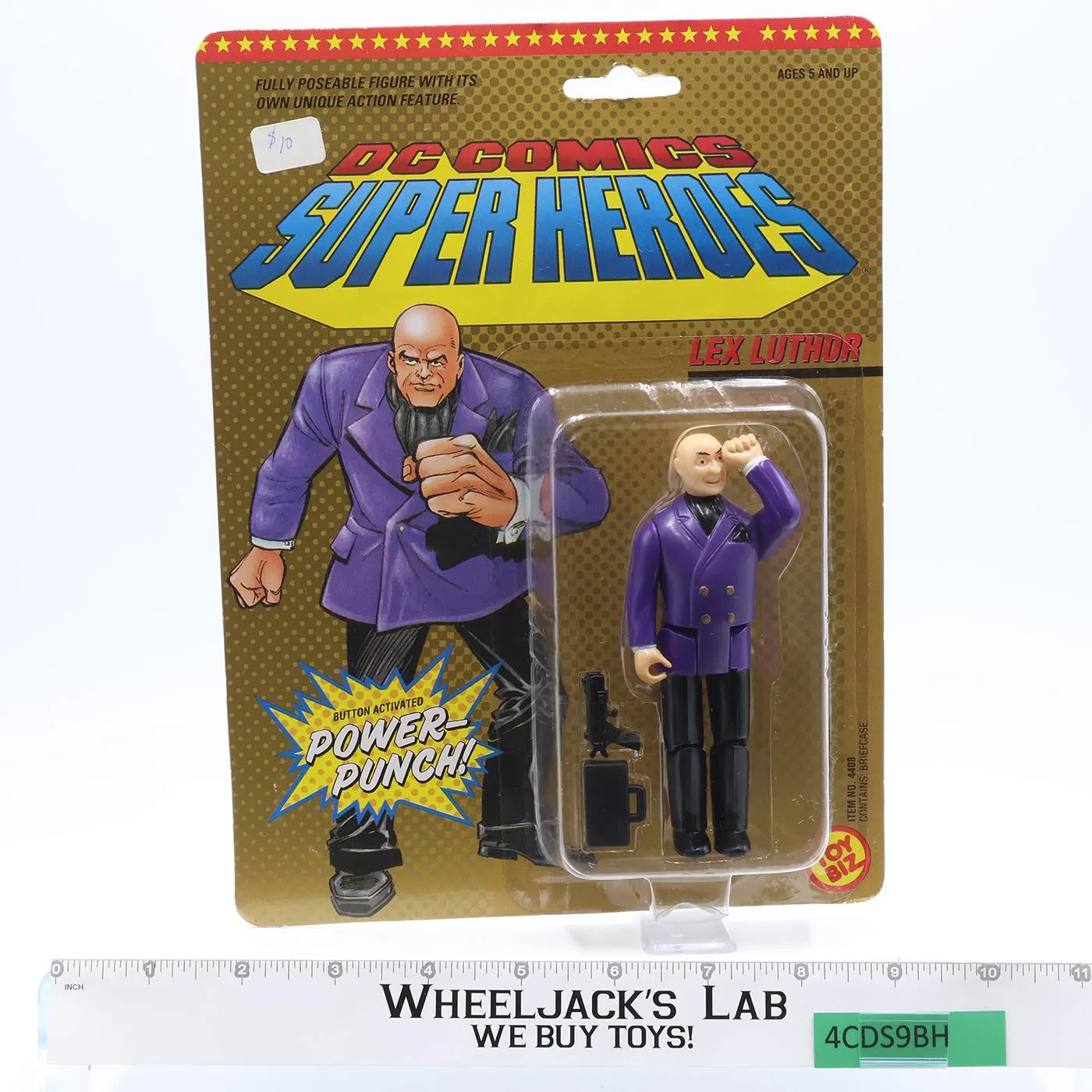 Lex Luthor Power Punch DC Comic Super Heroes Toy Biz 1989 Action Figure ...