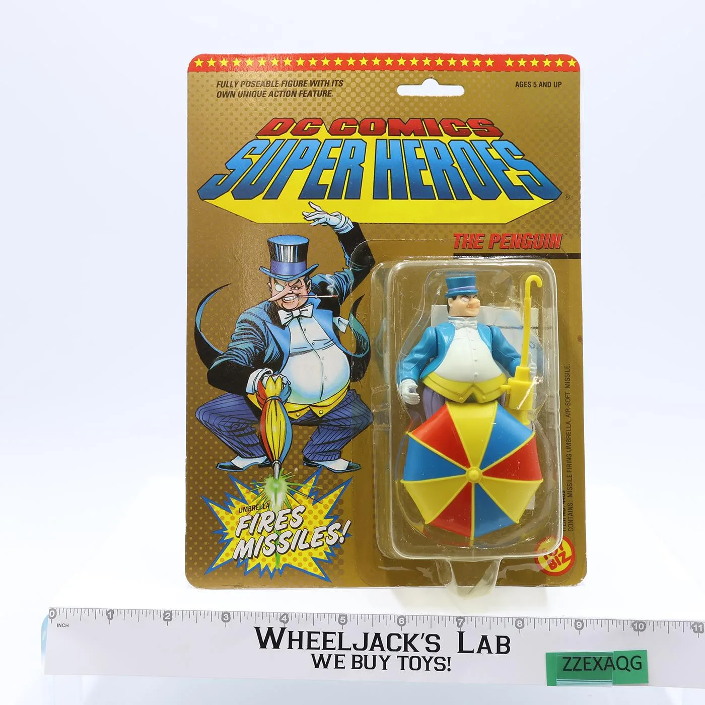 The Penguin Super Heroes DC Comics 1989 Toy Biz Vintage New MOSC ...